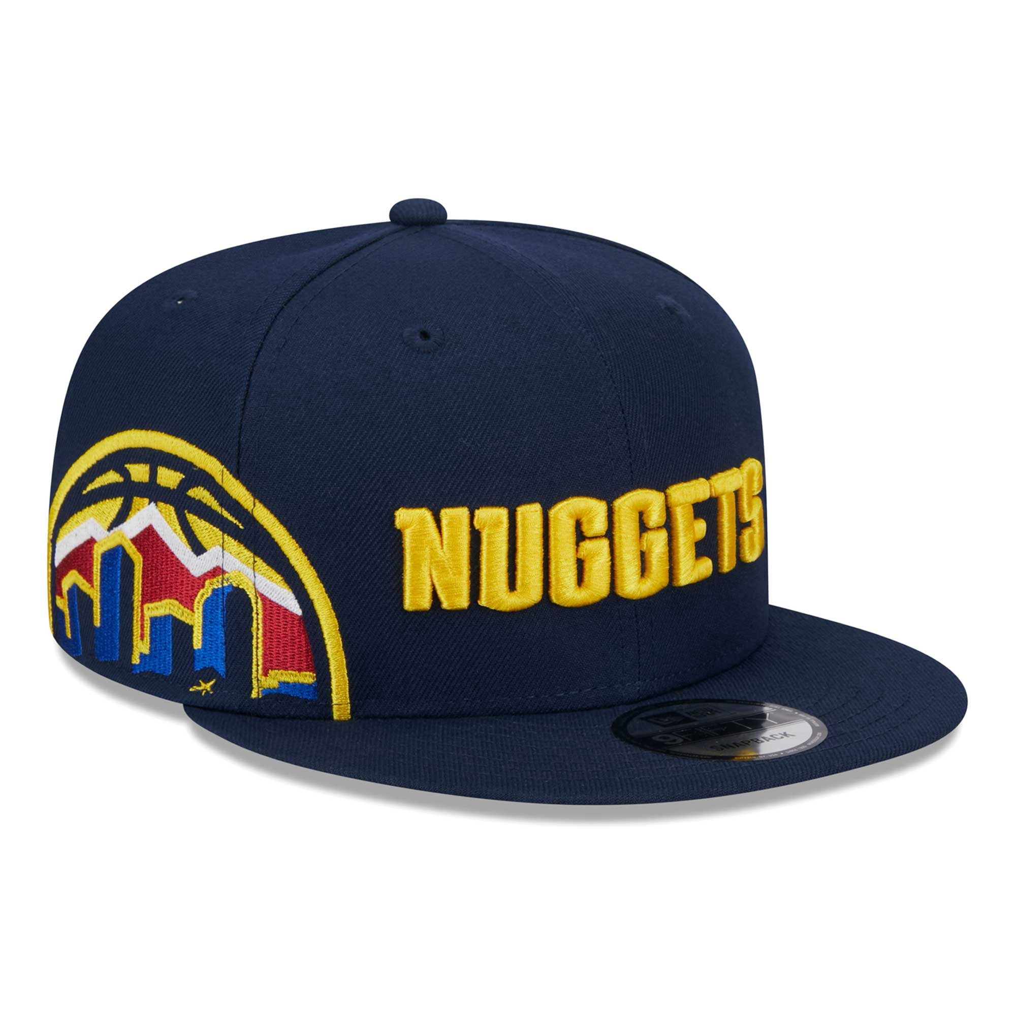 Men S New Era Navy Denver Nuggets Side Logo 9fifty Snapback Hat