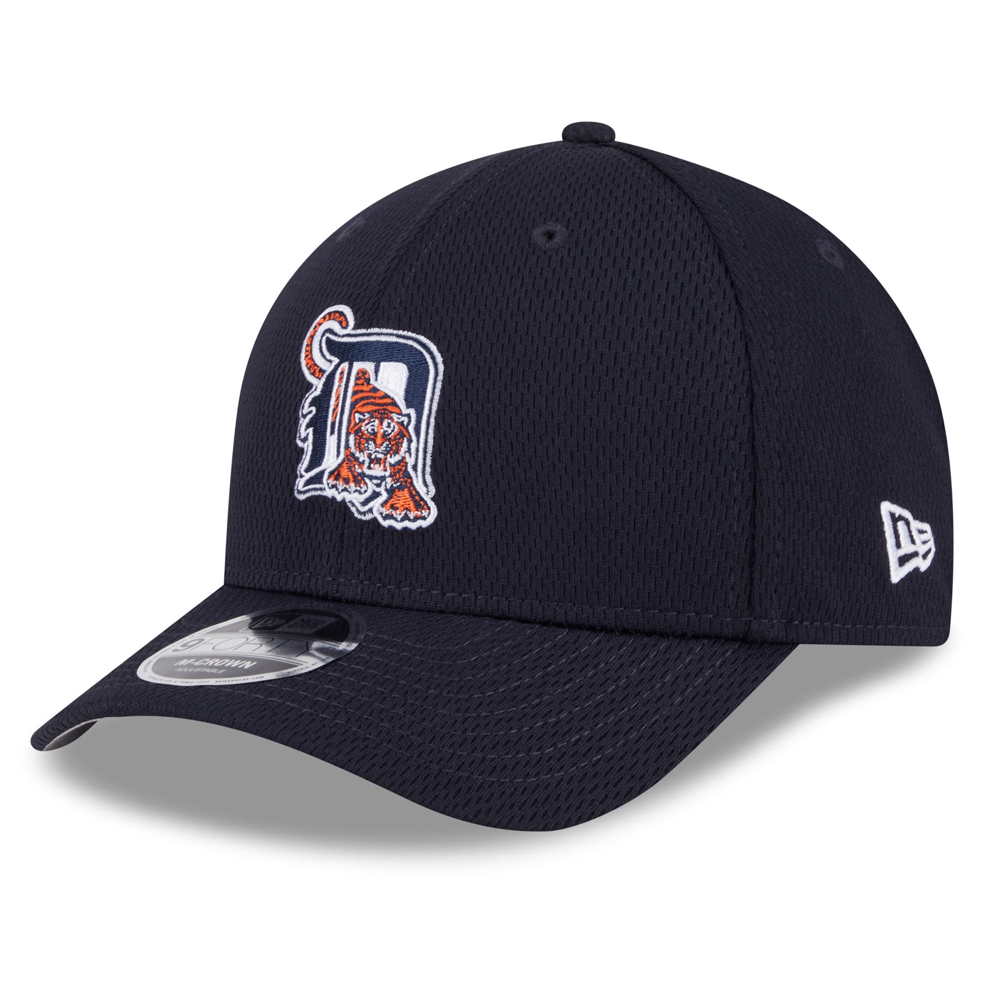 Men's New Era Navy Detroit Tigers 2025 MLB Clubhouse 9FORTY M-Crown ...