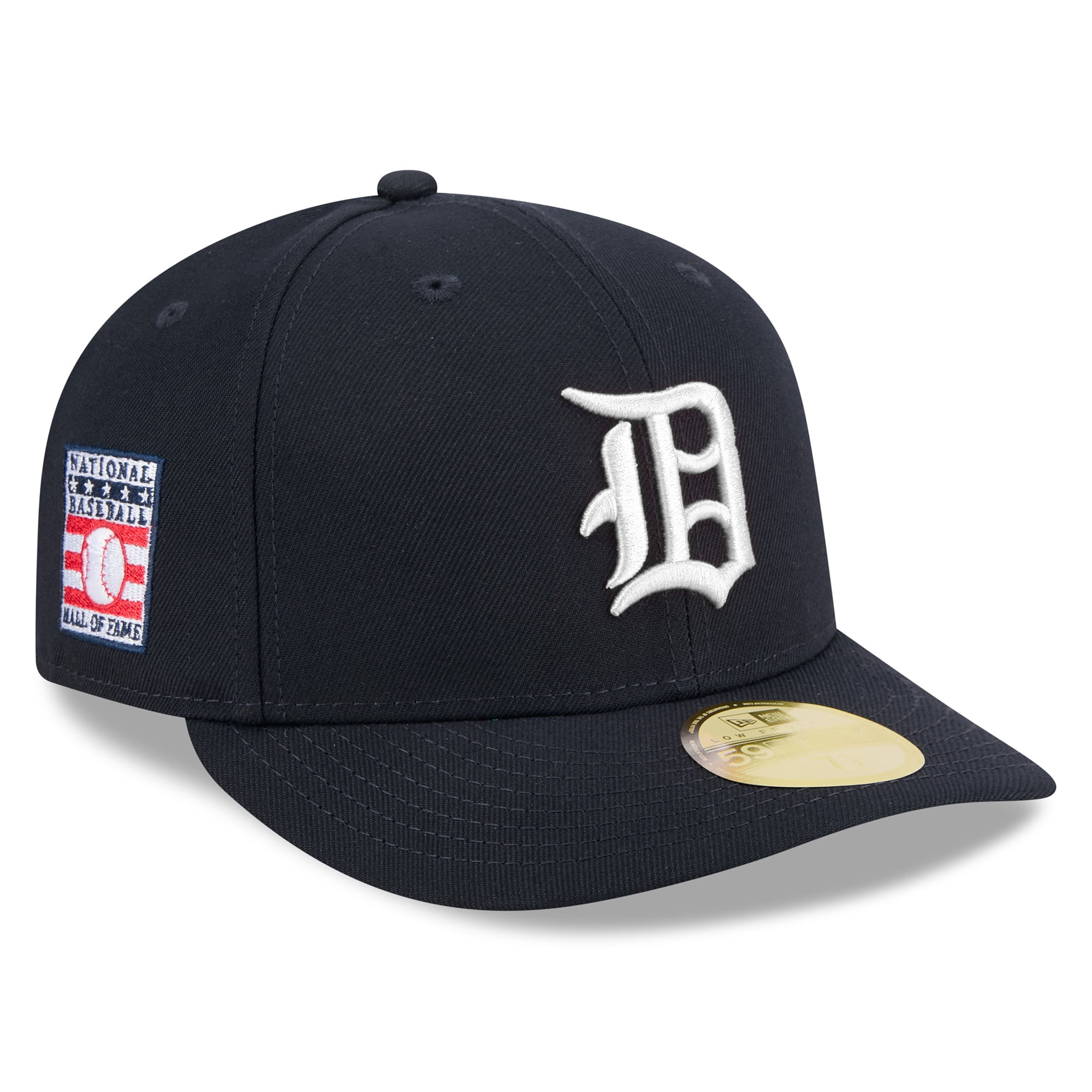Men's New Era Navy Detroit Tigers Baseball Hall of Fame 59FIFTY Low ...