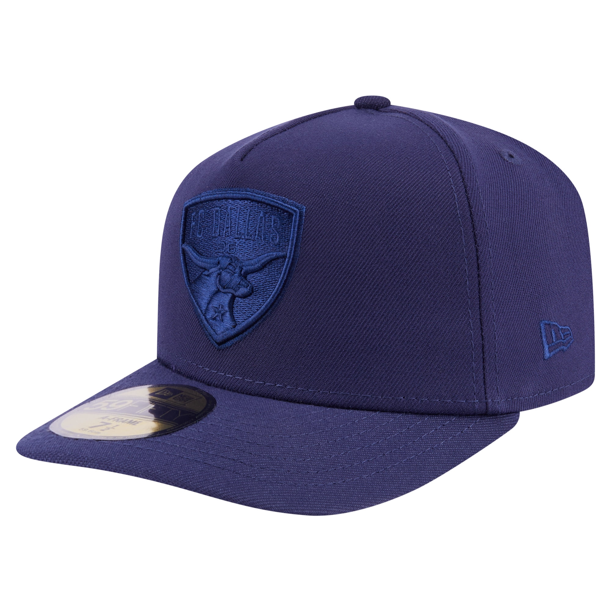 Men's New Era Navy FC Dallas Color Pack A-Frame 59FIFTY Fitted Hat ...