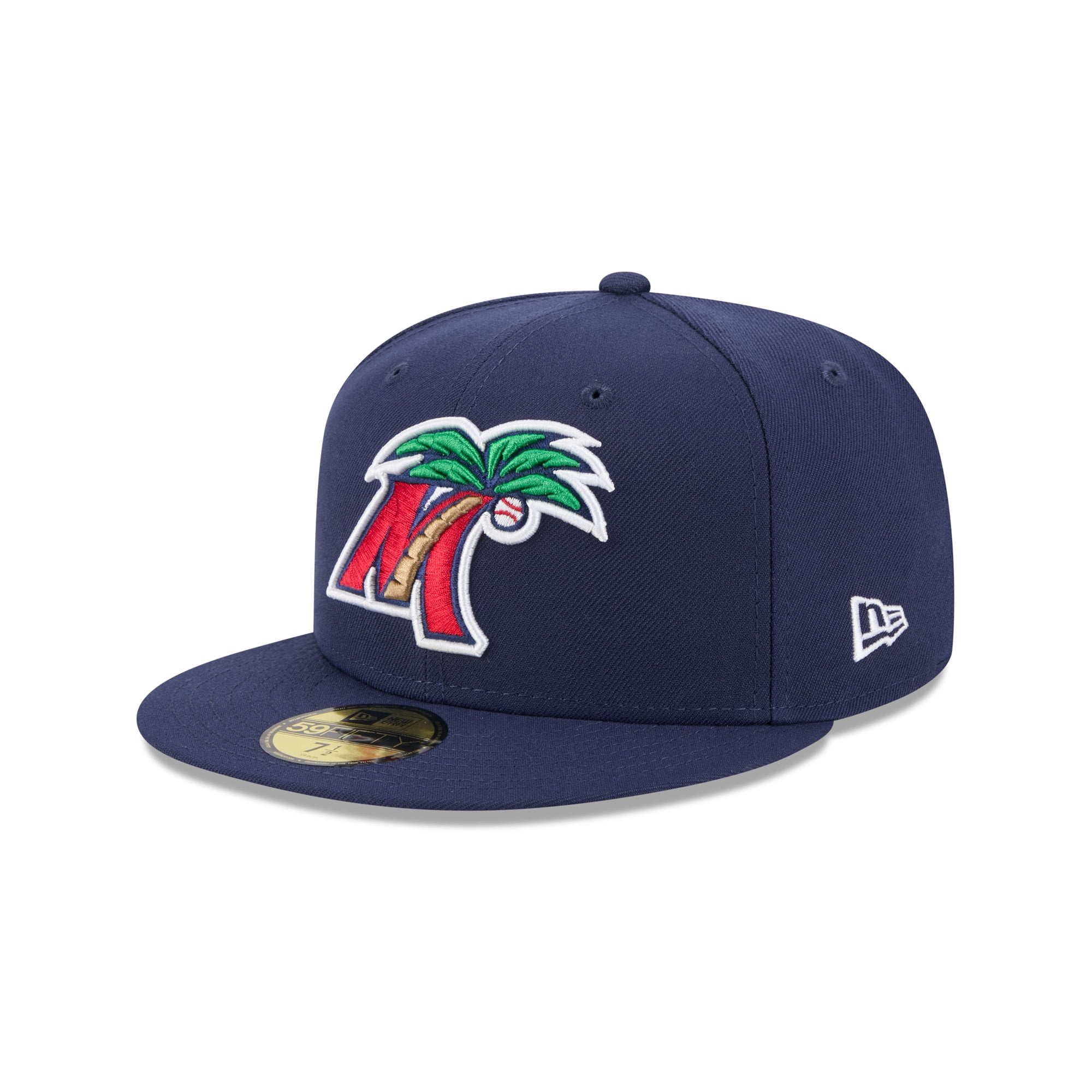 Men's-New Era Navy Fort Myers Mighty Mussels Theme Nights 59FIFTY ...