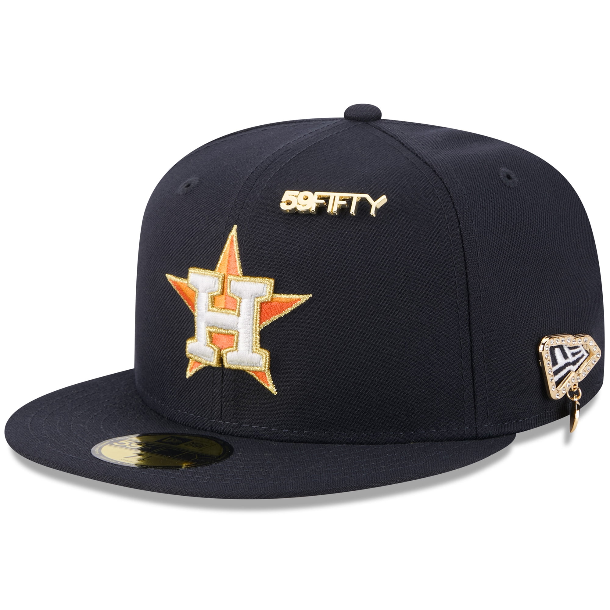 Men's New Era Navy Houston Astros 2025 59FIFTY Day 59FIFTY Fitted Hat ...