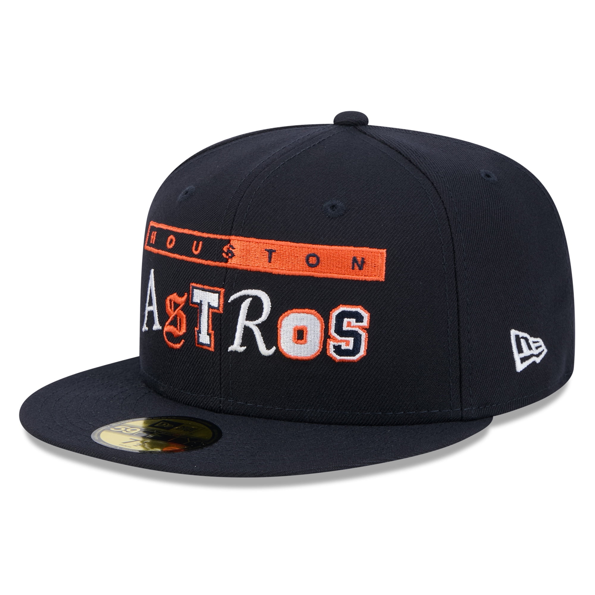 Men's New Era Navy Houston Astros Ransom 59FIFTY Fitted Hat - Walmart.com