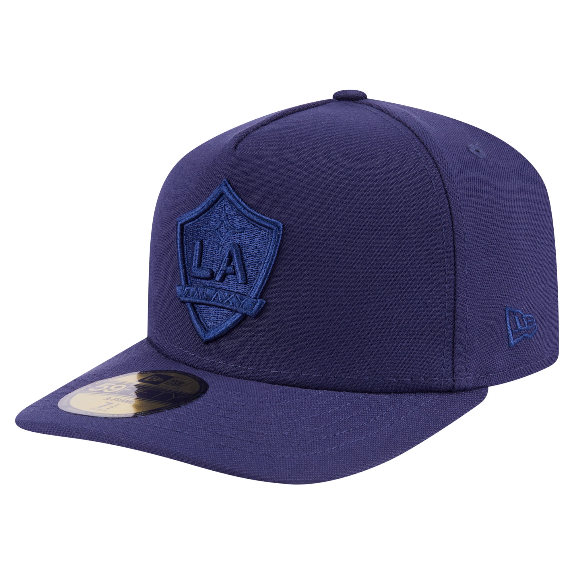 Men's New Era Navy LA Galaxy Color Pack A-Frame 59FIFTY Fitted Hat ...