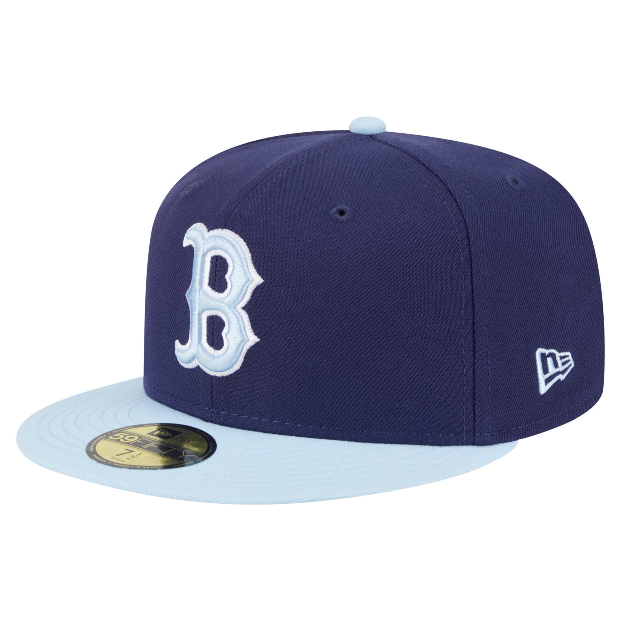 Men's New Era Navy/Light Blue Boston Red Sox Color Pack 2-Tone 59FIFTY ...