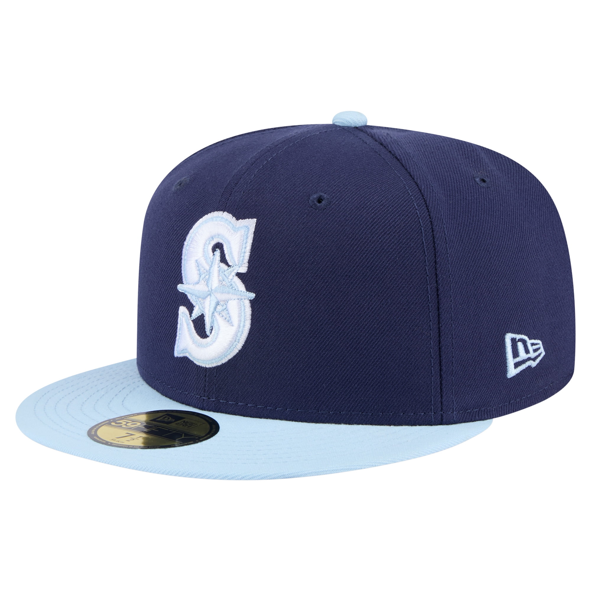 Men's New Era Navy/Light Blue Seattle Mariners Color Pack 2-Tone ...