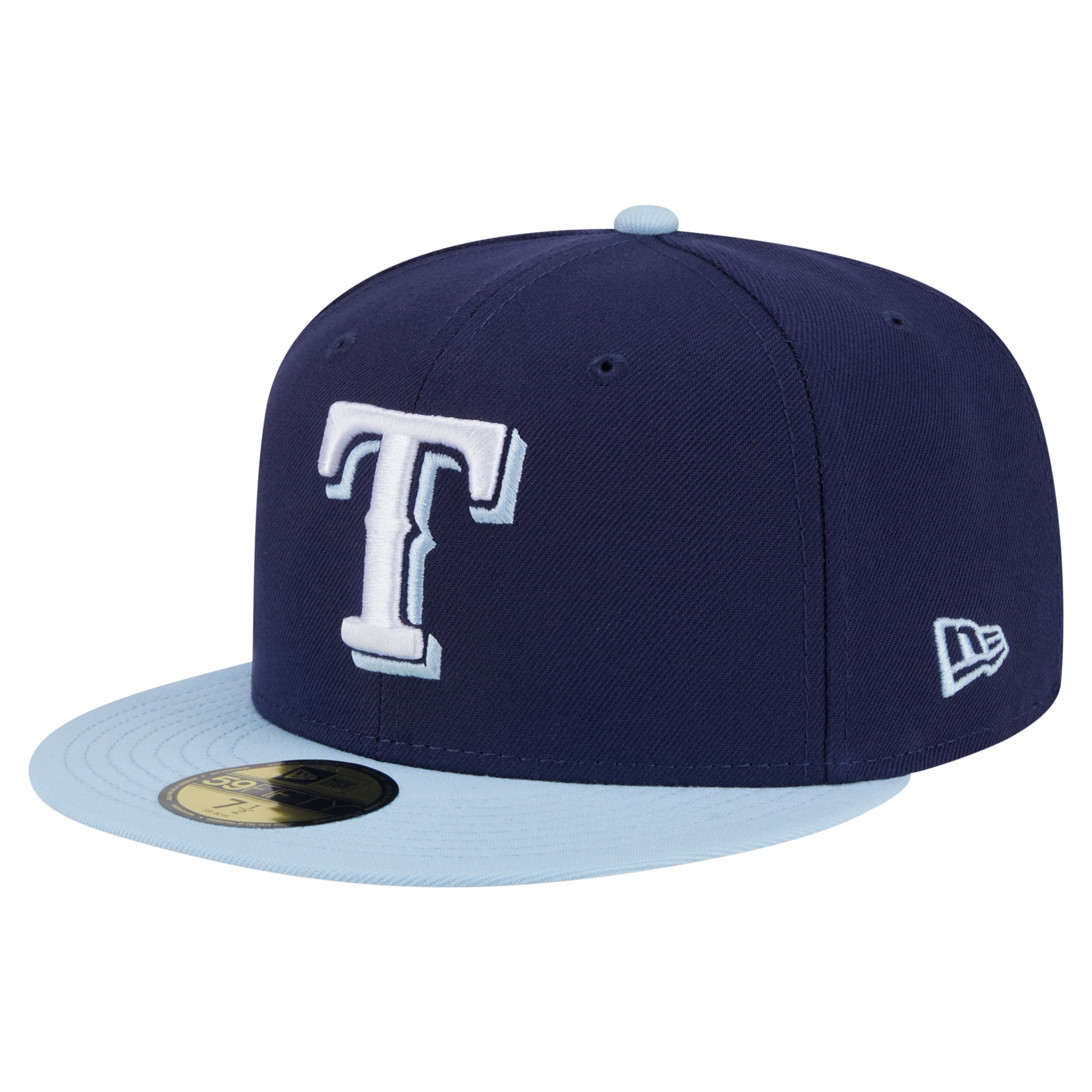 Men's New Era Navy/Light Blue Texas Rangers Color Pack 2-Tone 59FIFTY ...
