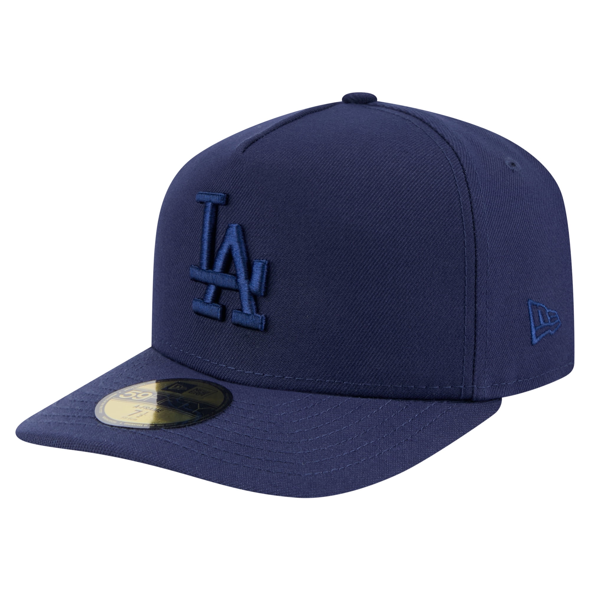 Men's New Era Navy Los Angeles Dodgers Color Pack A-Frame 59FIFTY ...