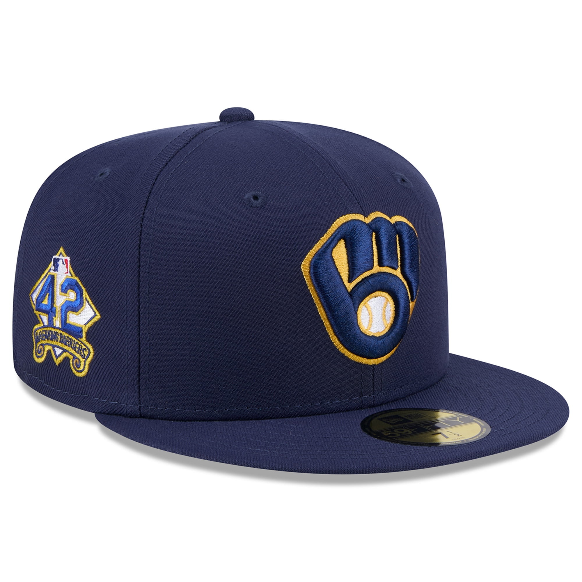Men's New Era Navy Milwaukee Brewers 2025 Jackie Robinson Day 59FIFTY ...