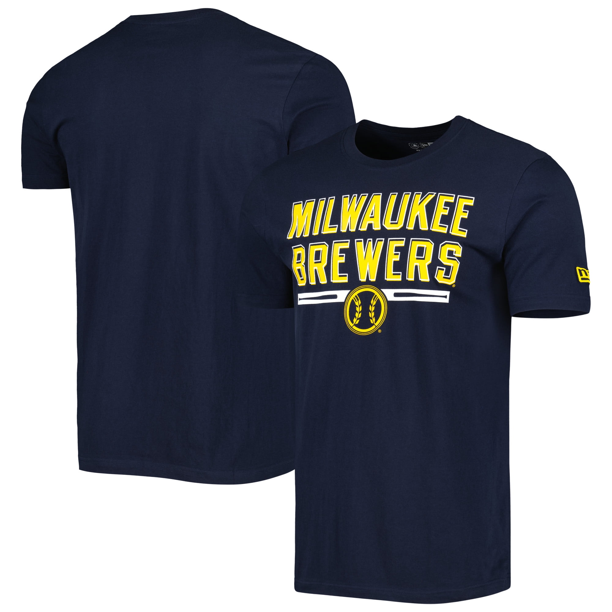 Men's New Era Navy Milwaukee Brewers Batting Practice T-Shirt - Walmart.com