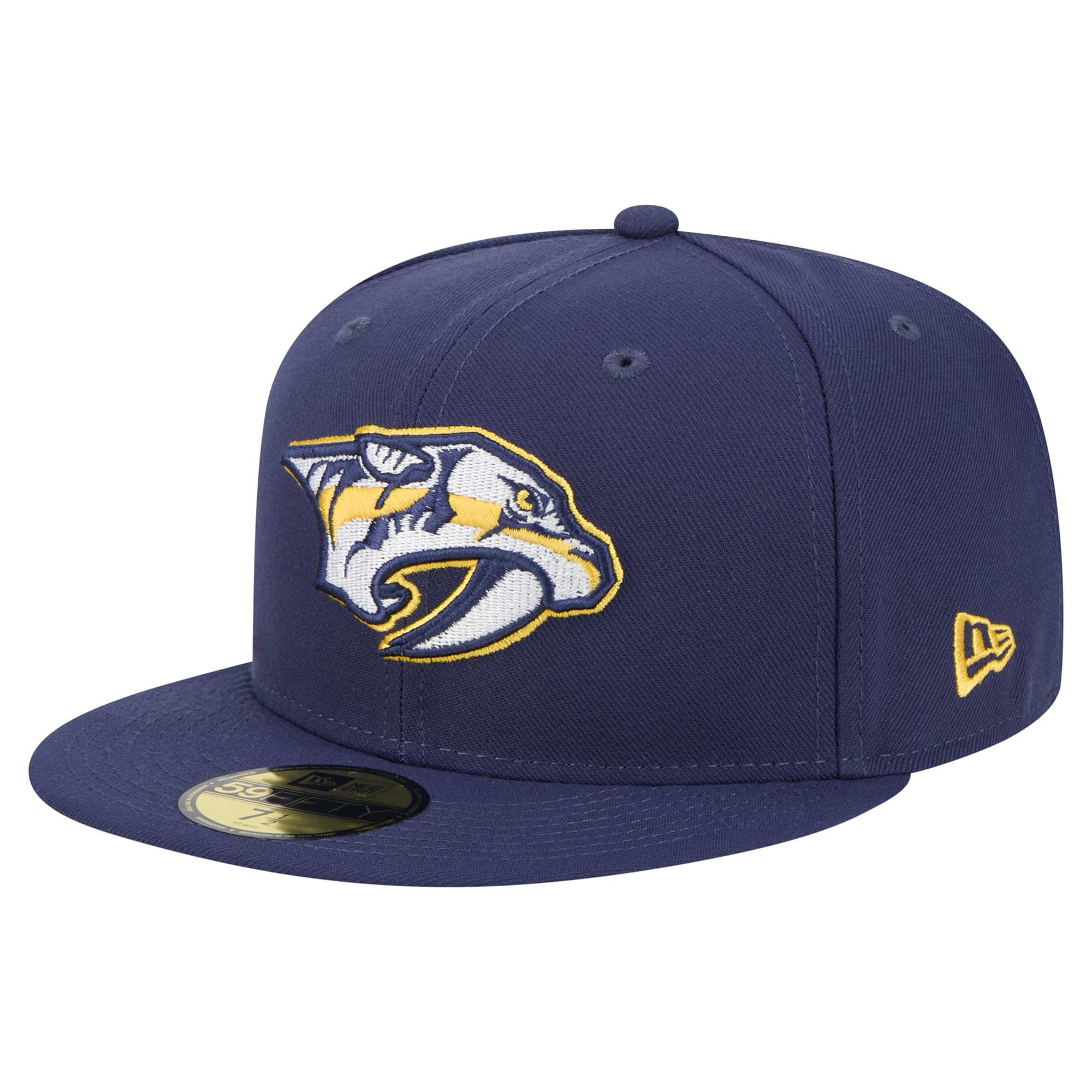 Men's New Era Navy Nashville Predators Core 59FIFTY Fitted Hat ...