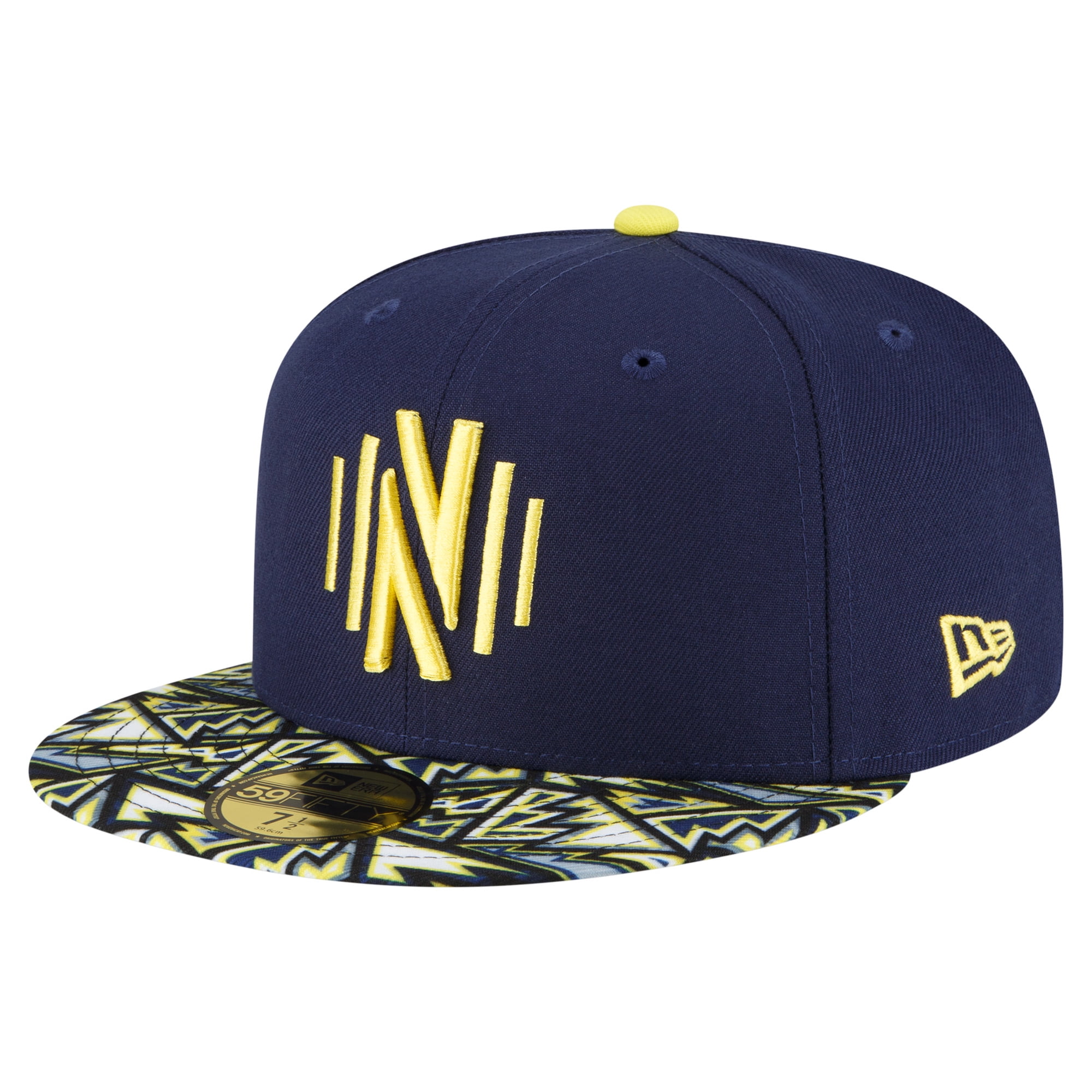 Men's New Era Navy Nashville SC Element Tech Pack 59FIFTY Fitted Hat ...
