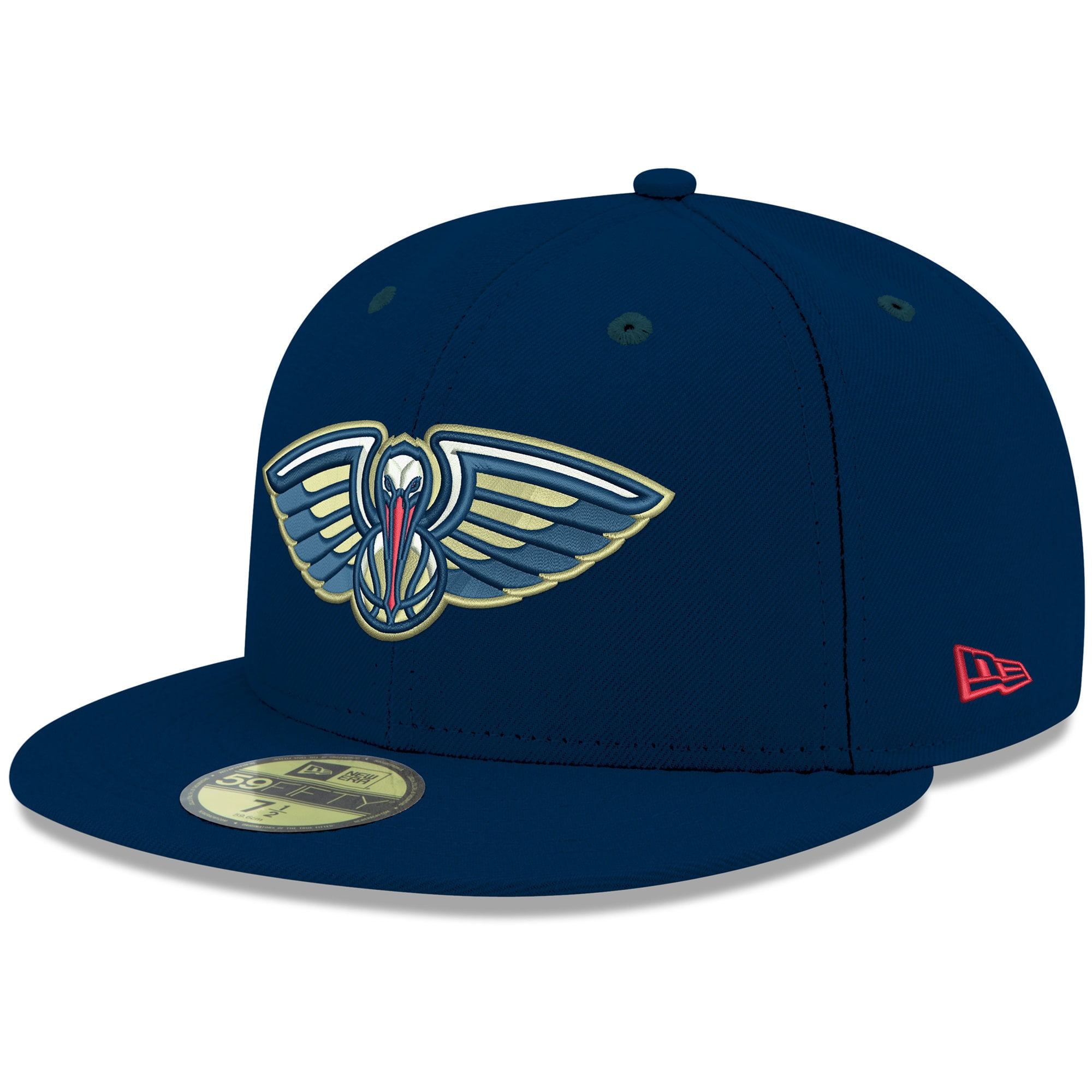 Men's New Era Navy New Orleans Pelicans Official Team Color 59FIFTY ...