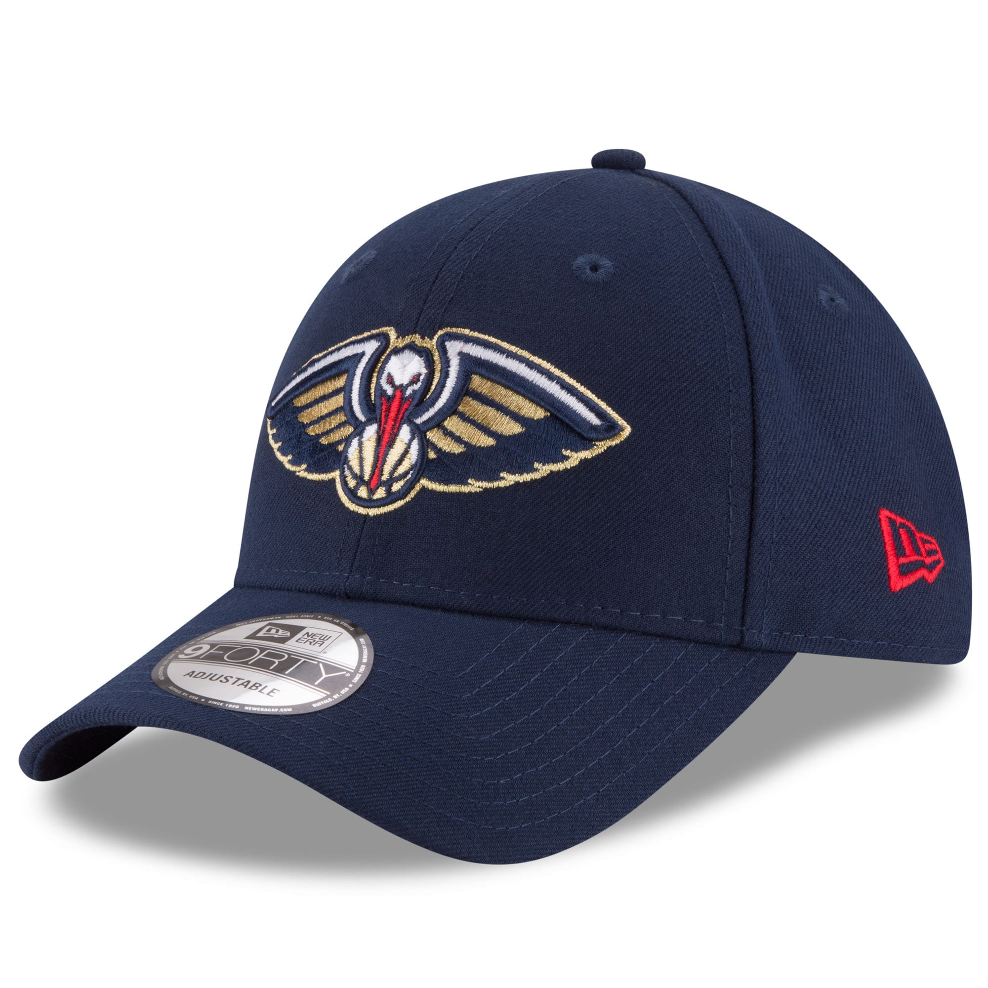 Men's New Era Navy New Orleans Pelicans Official Team Color 9FORTY ...