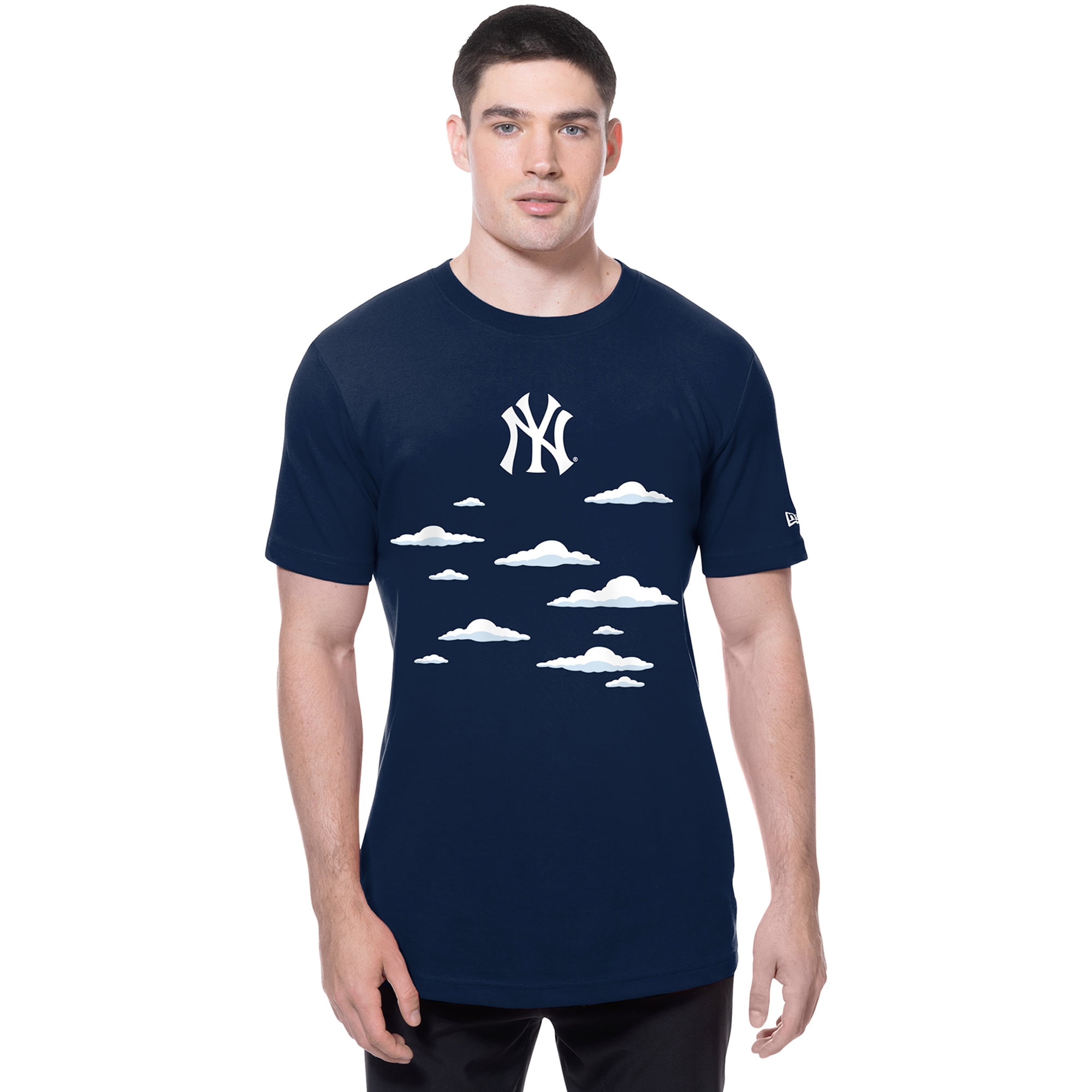 Men's New Era Navy New York Yankees MLB x Simpsons 2026 Collab Clouds T ...