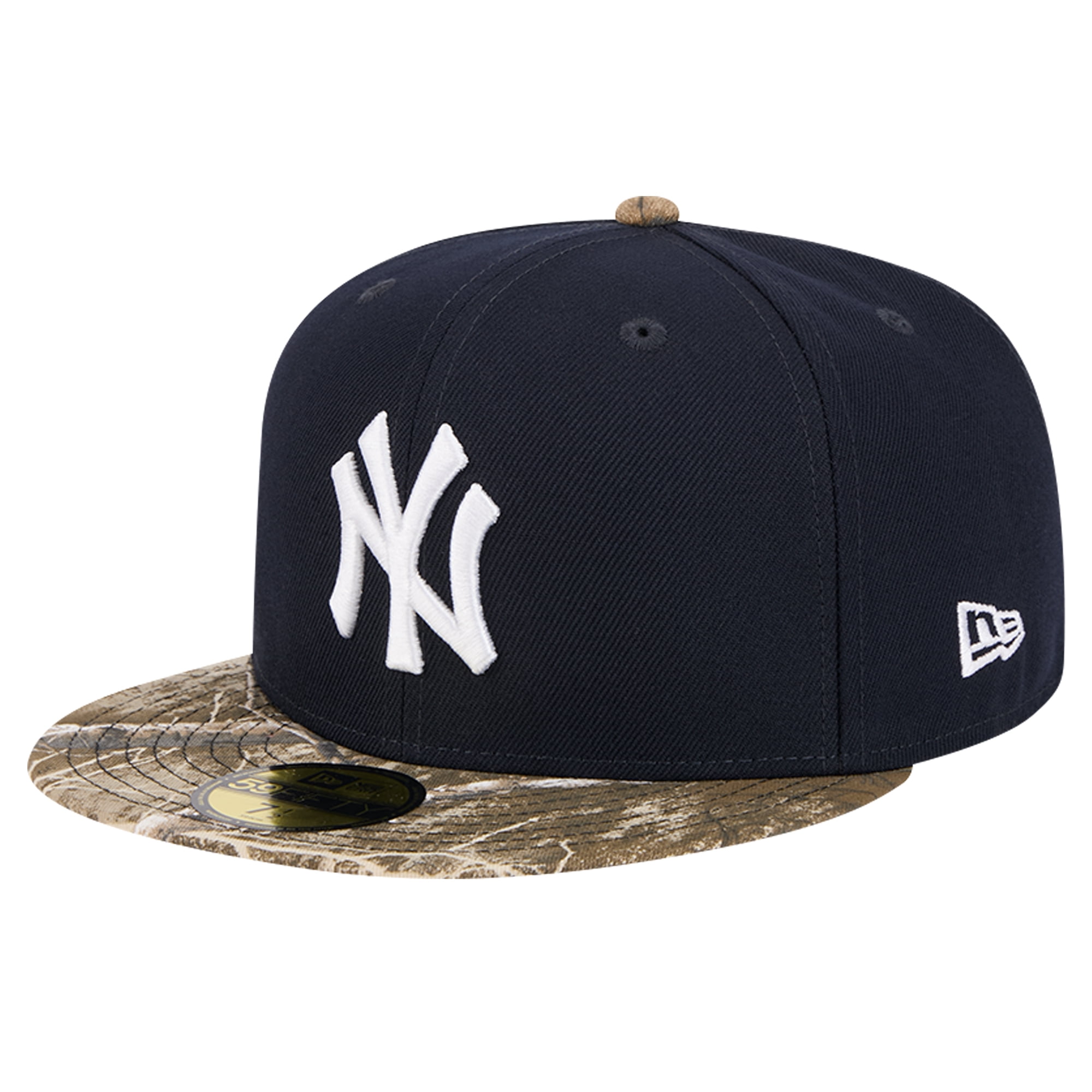 Men's New Era Navy New York Yankees Realtree Camo 59FIFTY Fitted Hat ...