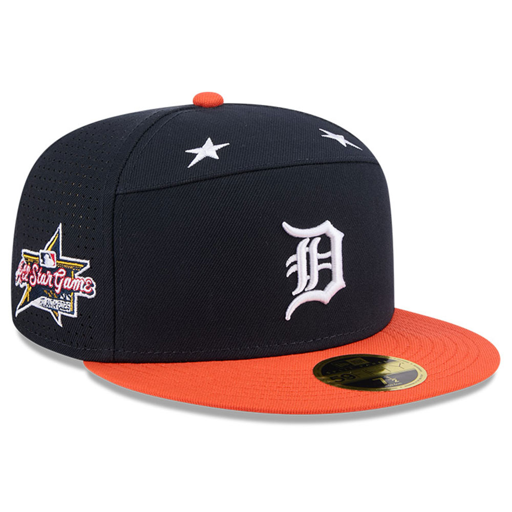 Men's New Era Navy/Orange Detroit Tigers 2025 MLB All-Star Game Side ...