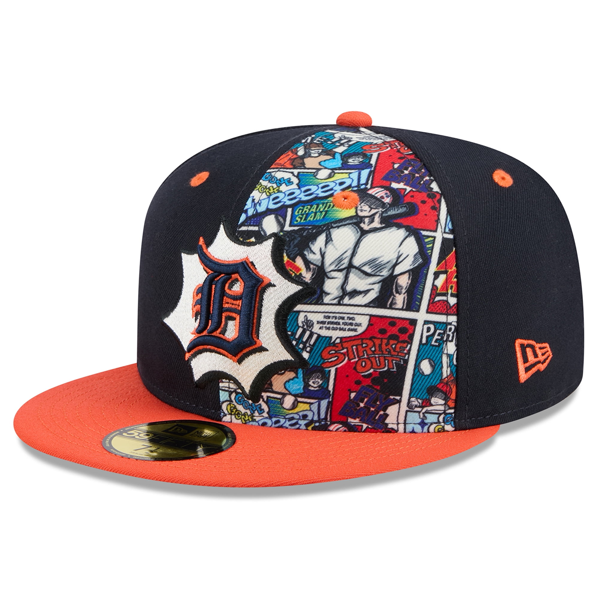 Men's New Era Navy/Orange Detroit Tigers 2025 MLB Diamond Hero Edition ...