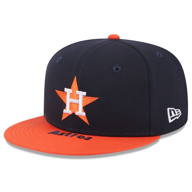 Men's New Era Navy/Orange Houston Astros On Deck 59FIFTY Fitted Hat ...