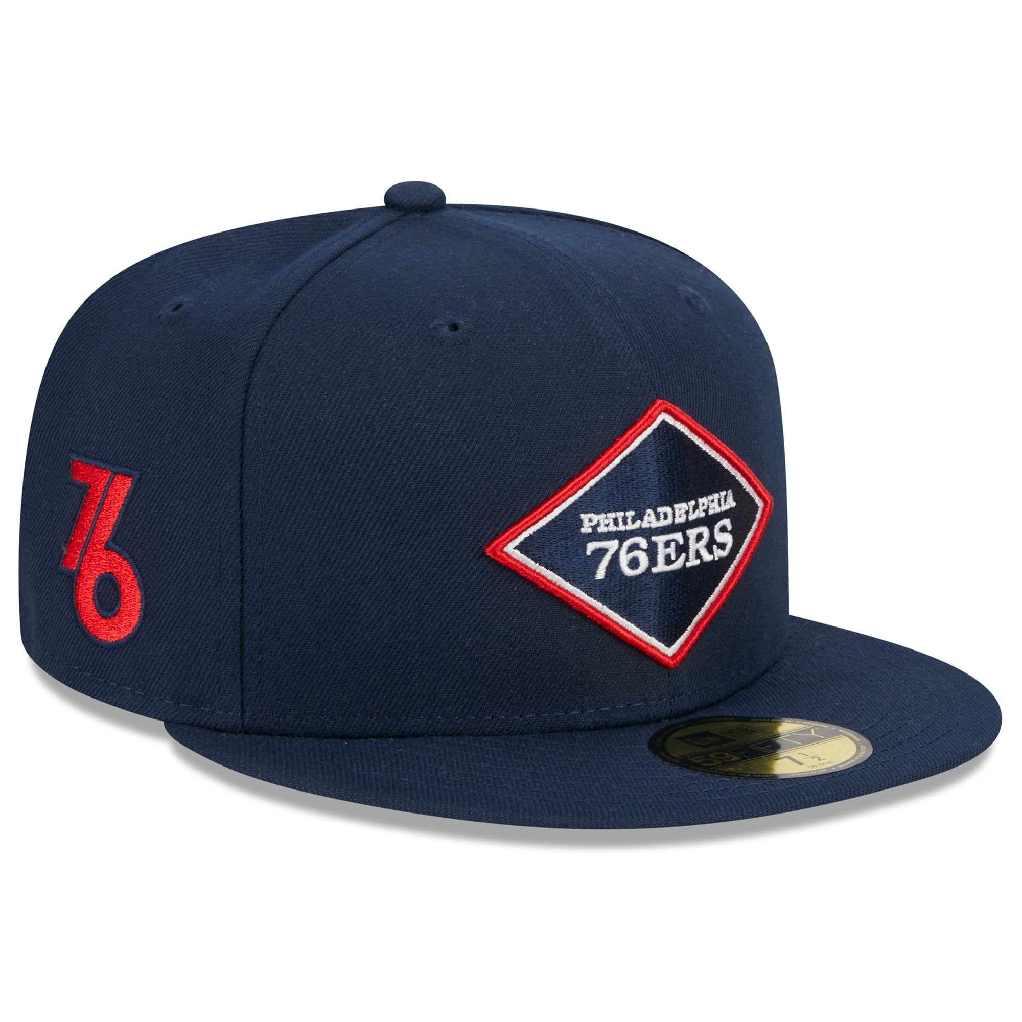 Men's New Era Navy Philadelphia 76ers 2023/24 City Edition Alternate ...
