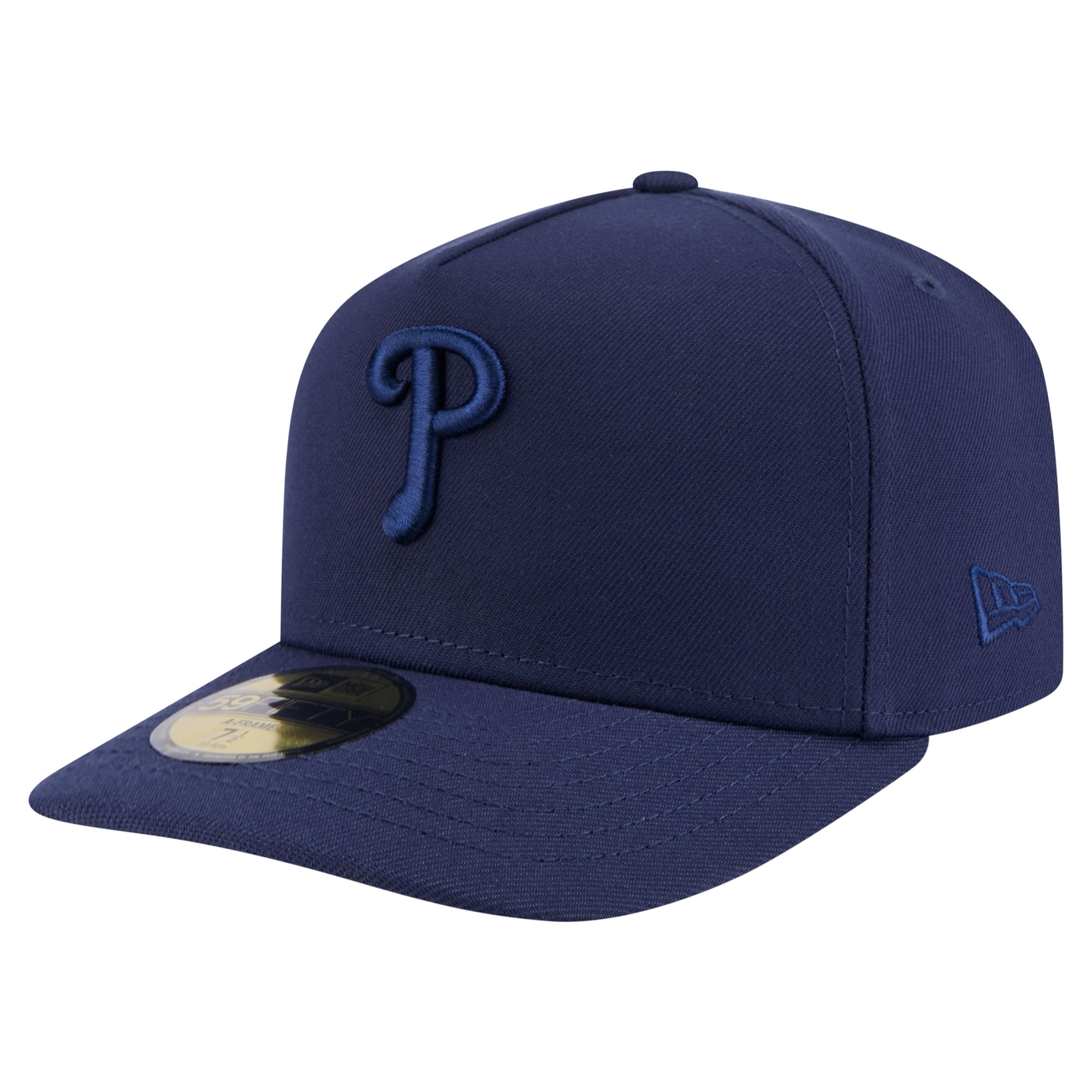 Men's New Era Navy Philadelphia Phillies Color Pack A-Frame 59FIFTY ...