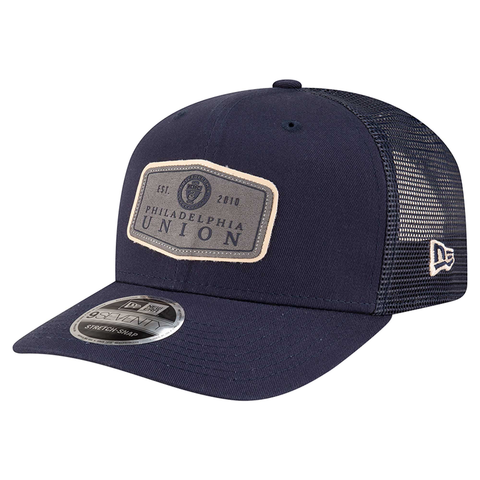 Men's New Era Navy Philadelphia Union Labeled 9SEVENTY Trucker Stretch ...