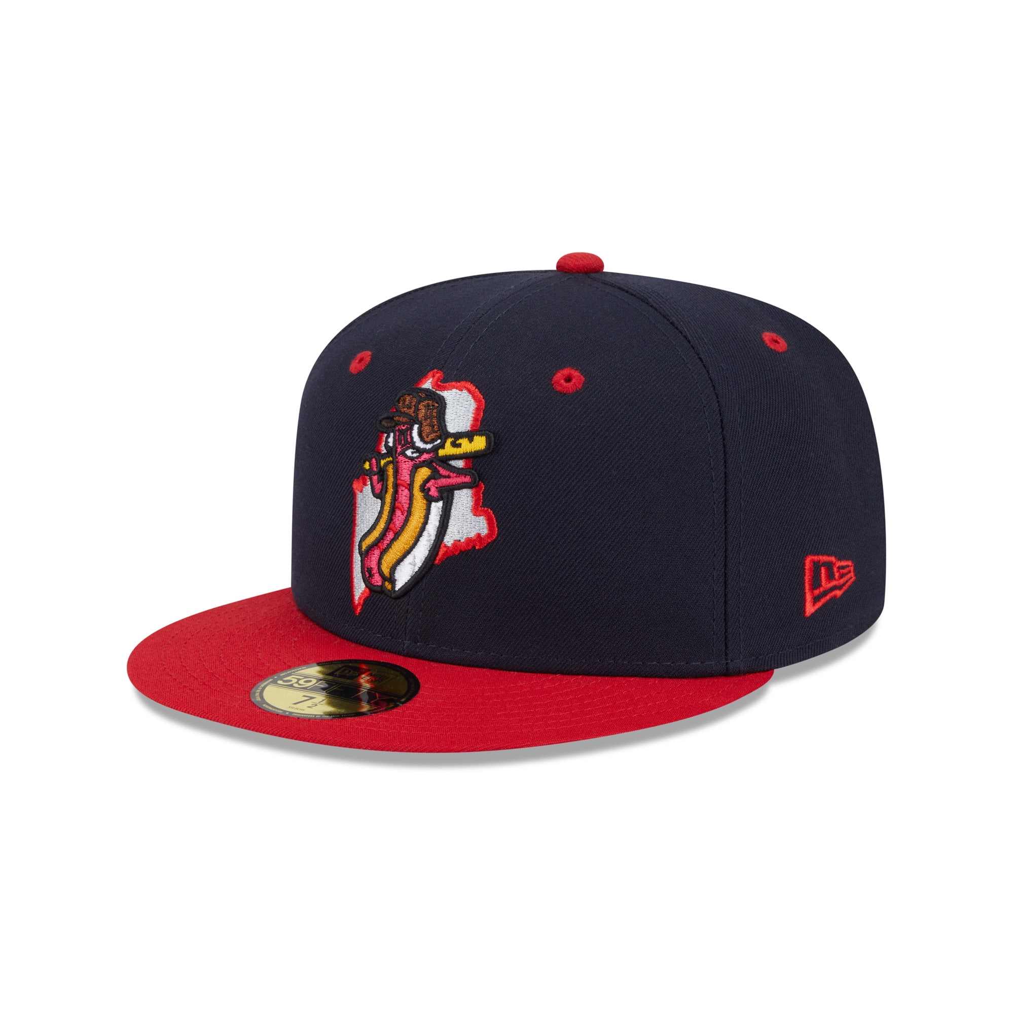 Men's-New Era Navy Portland Sea Dogs Theme Nights 59FIFTY Fitted Hat ...