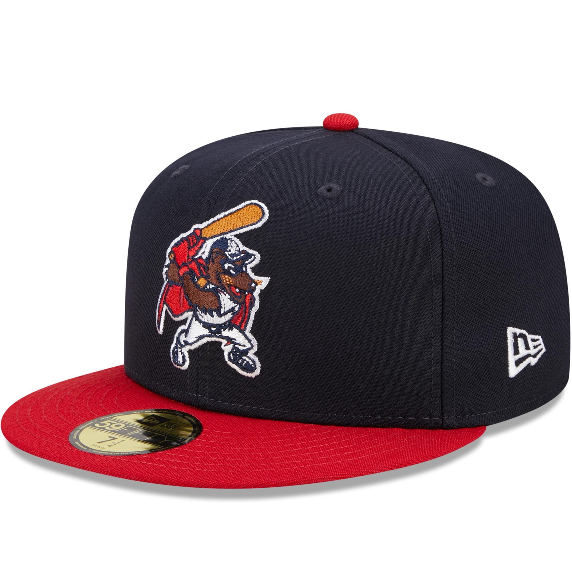 Men's New Era Navy/Red New Hampshire Fisher Cats Marvel x Minor League ...