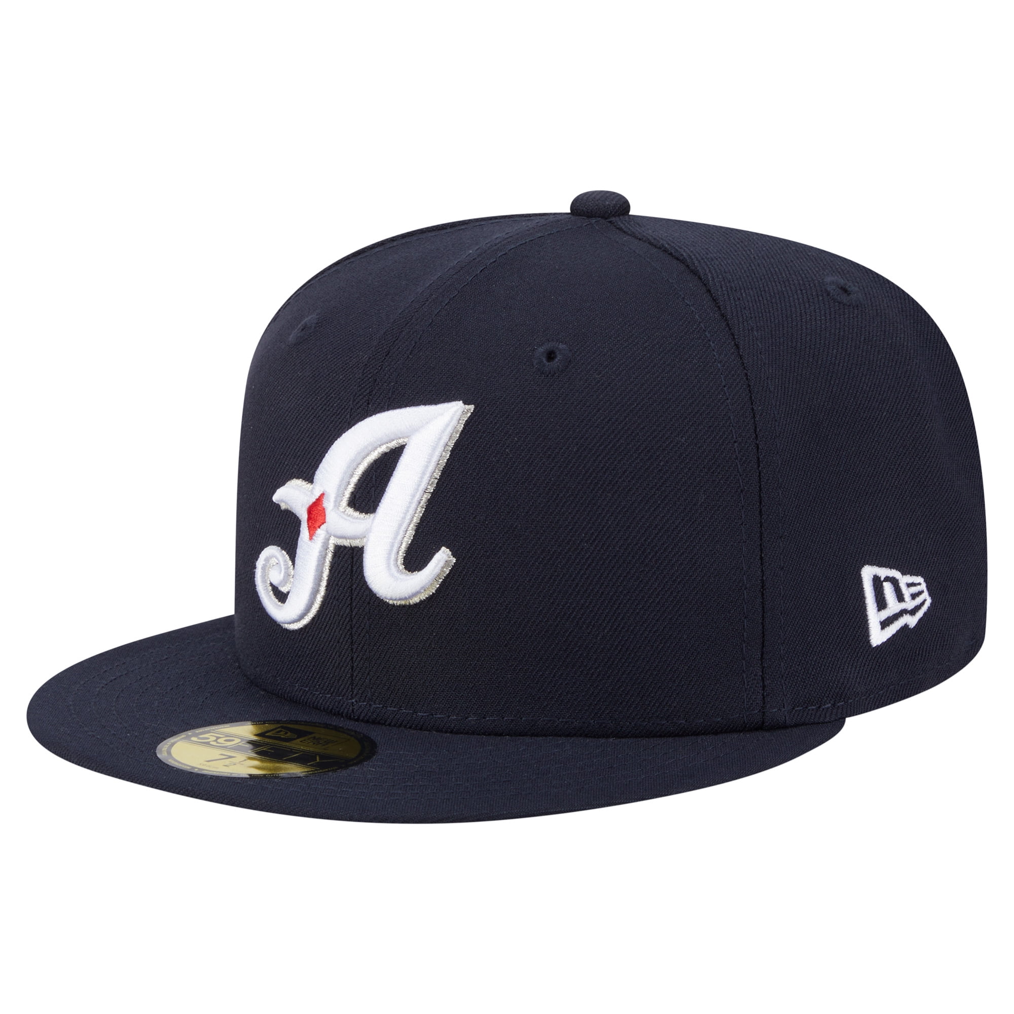 Men's-New Era Navy Reno Aces Authentic Collection 59FIFTY Fitted Hat ...