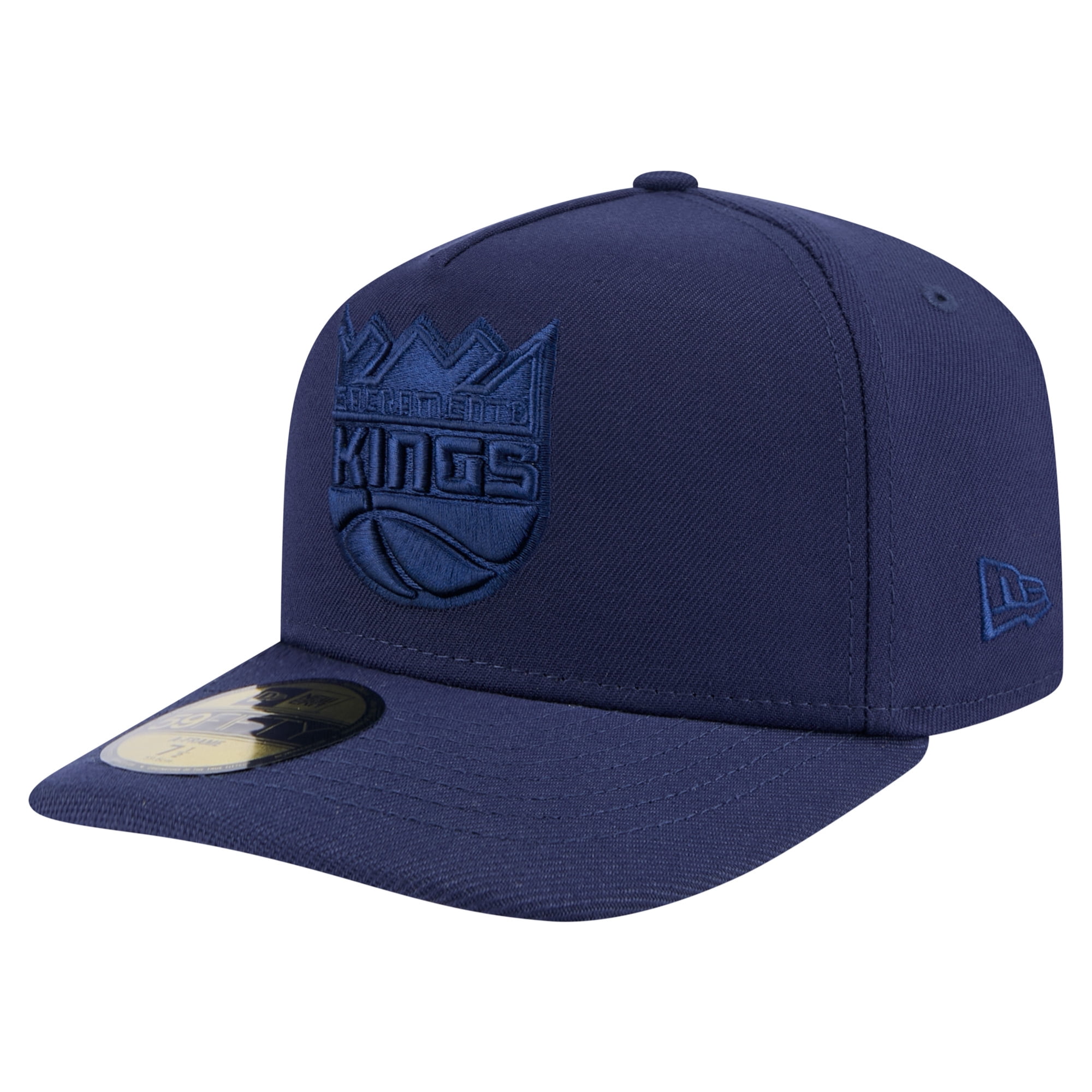 Men's New Era Navy Sacramento Kings Colorpack A-Frame Pinch Front ...