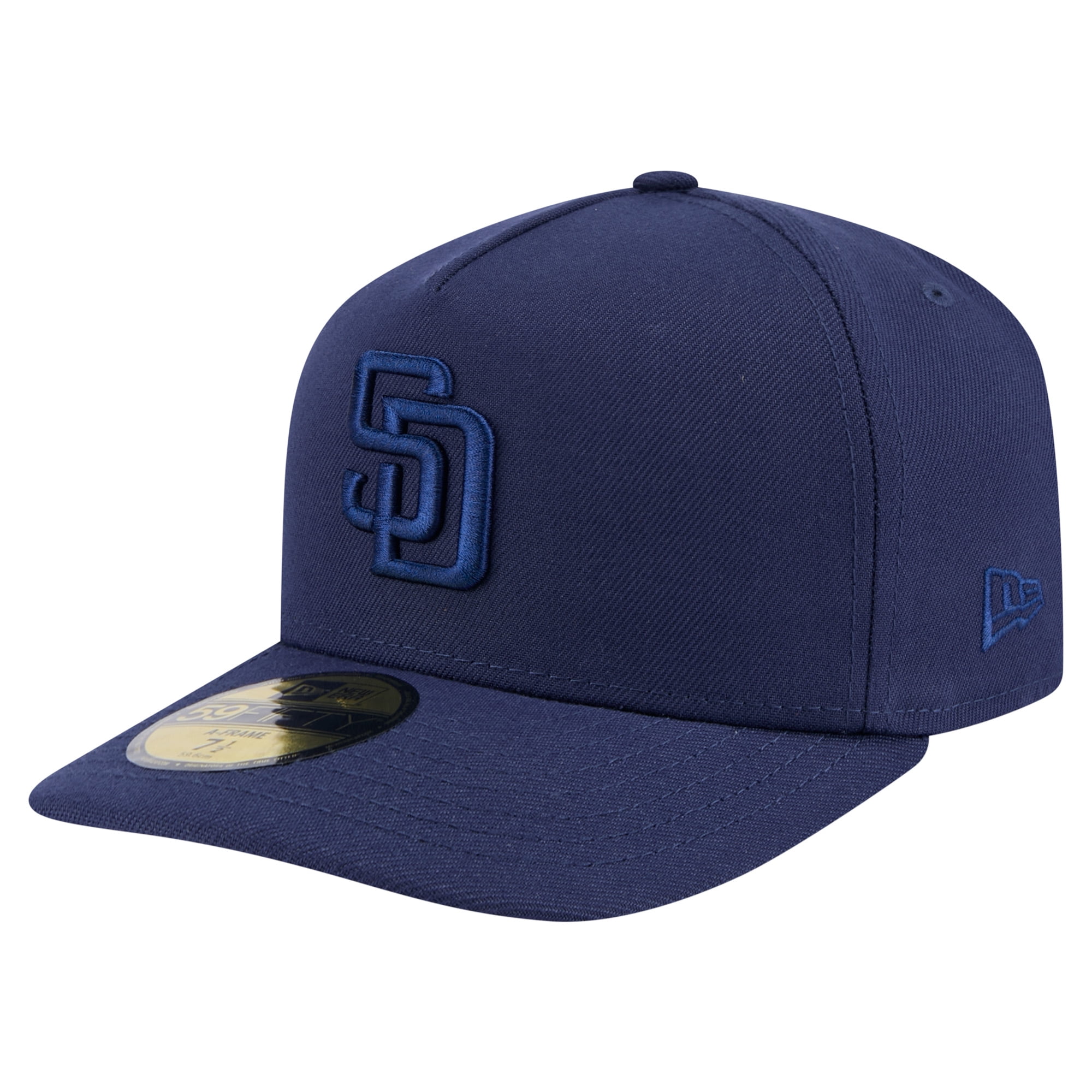 Men's New Era Navy San Diego Padres Color Pack A-Frame 59FIFTY Fitted ...