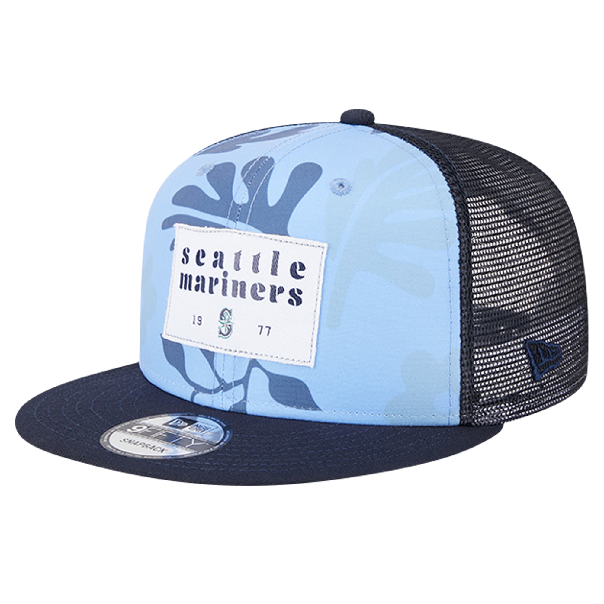 Men's New Era Navy Seattle Mariners Bikini Bottom Trucker 9FIFTY ...