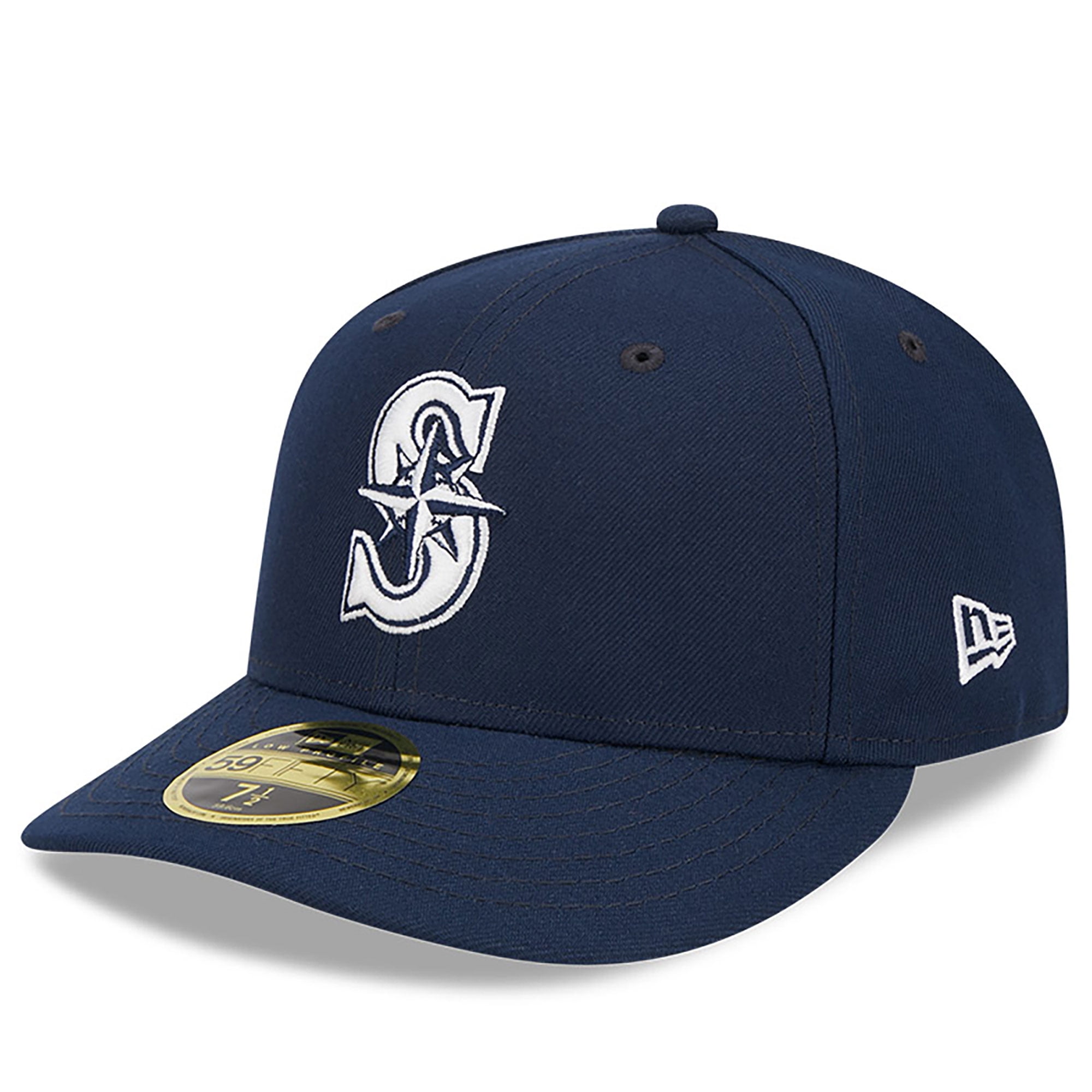 Men's New Era Navy Seattle Mariners Oceanside Low Profile 59FIFTY ...