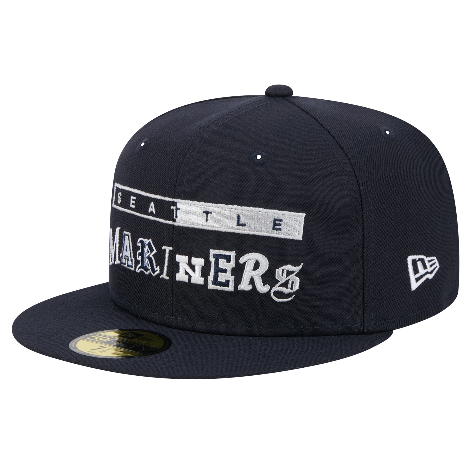 Men's New Era Navy Seattle Mariners Ransom 59FIFTY Fitted Hat - Walmart.com