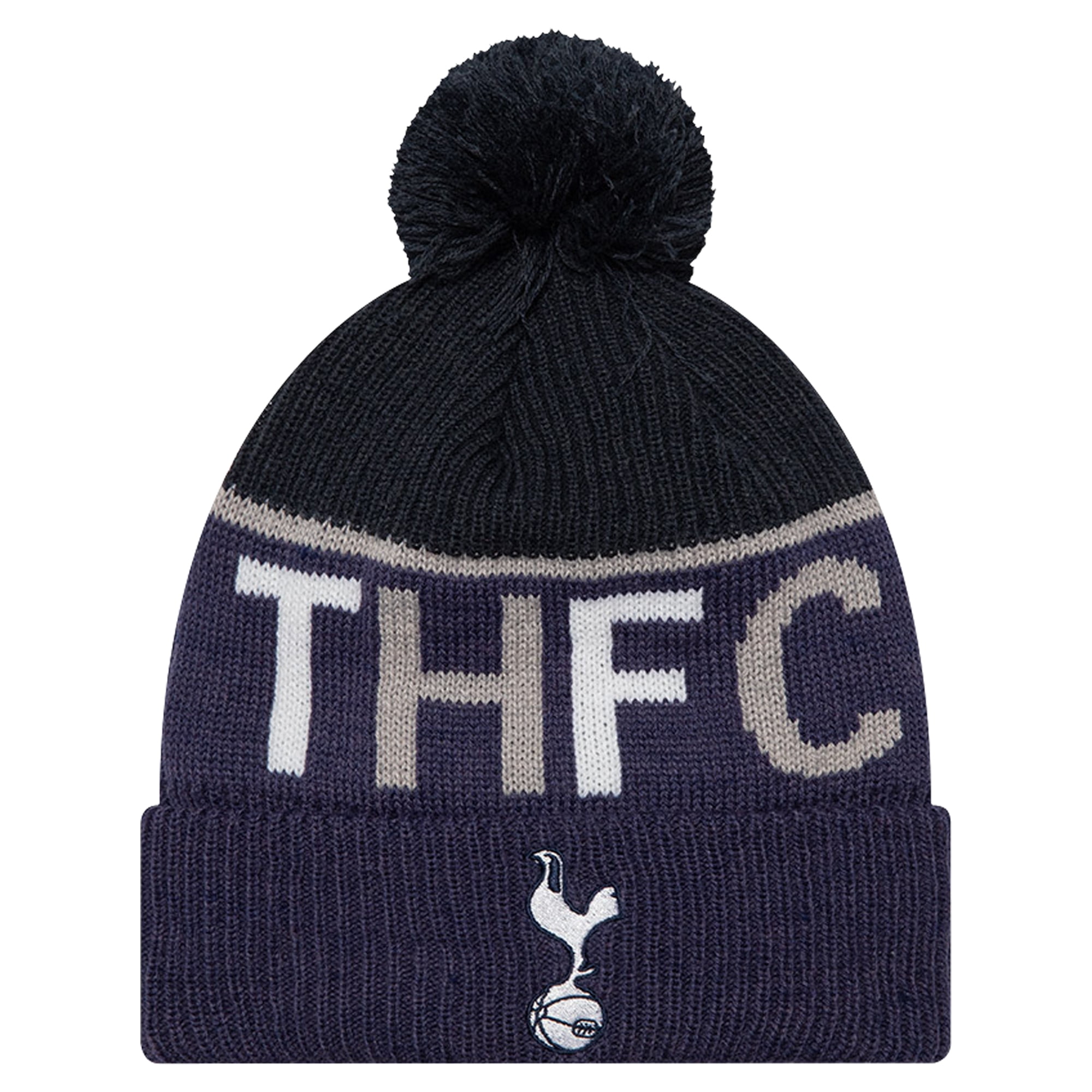 Men's New Era Navy Tottenham Hotspur Sport Cuffed Knit Hat with Pom ...