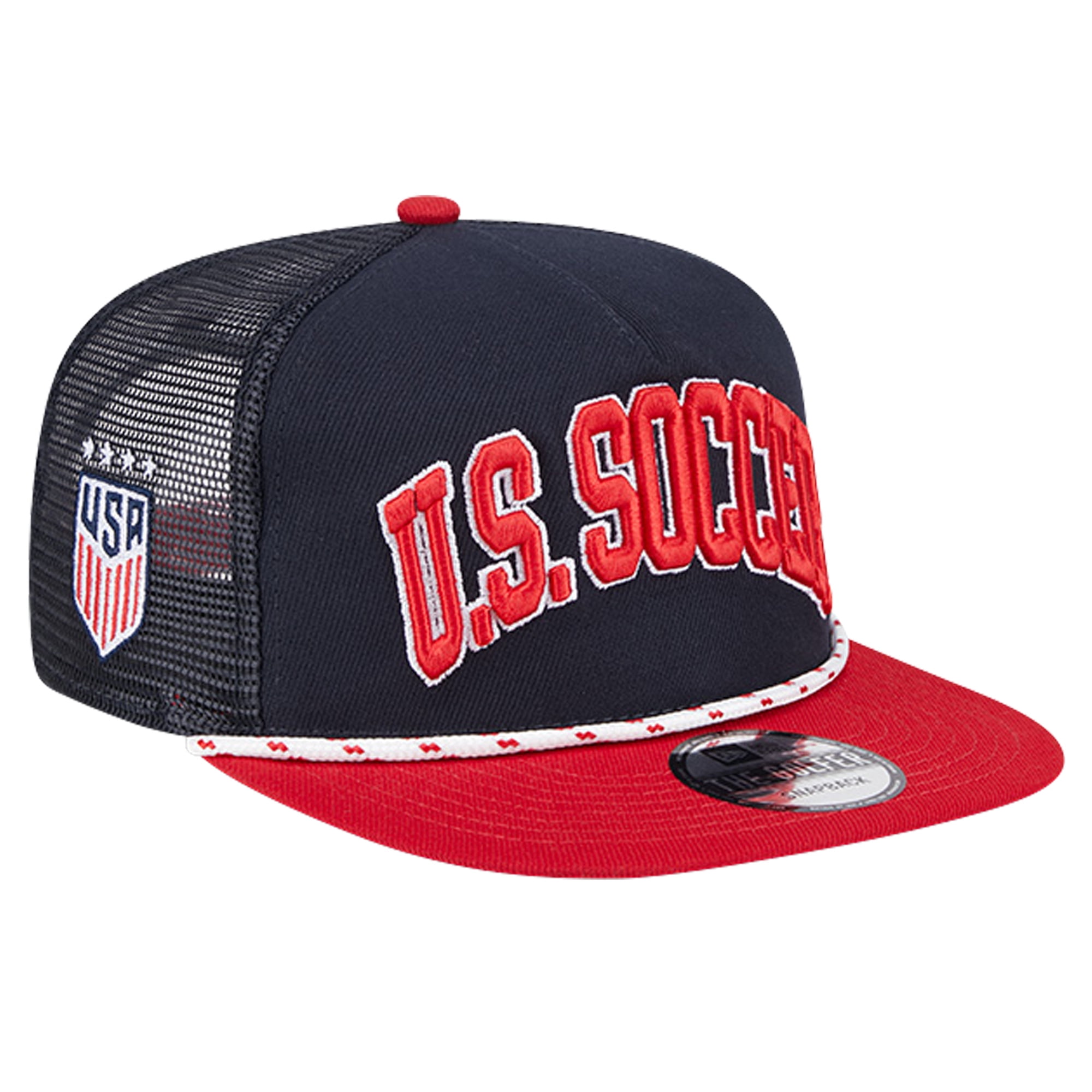 Men's New Era Navy USWNT Throwback Golfer Snapback Hat - Walmart.com