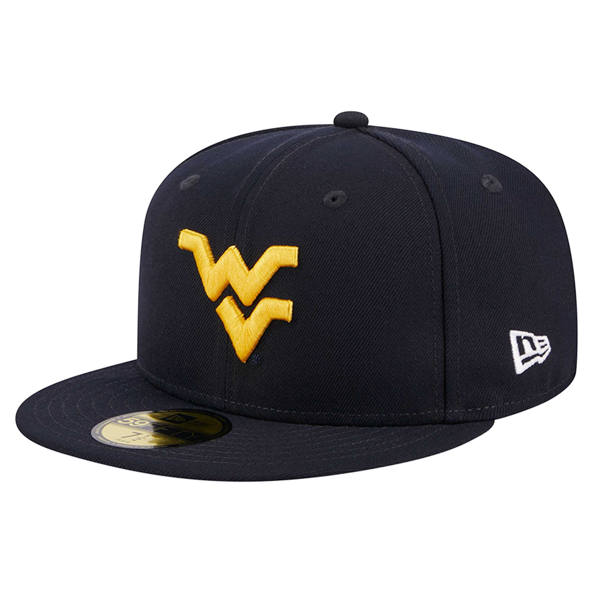 Men's New Era Navy West Virginia Mountaineers 59FIFTY Fitted Hat ...