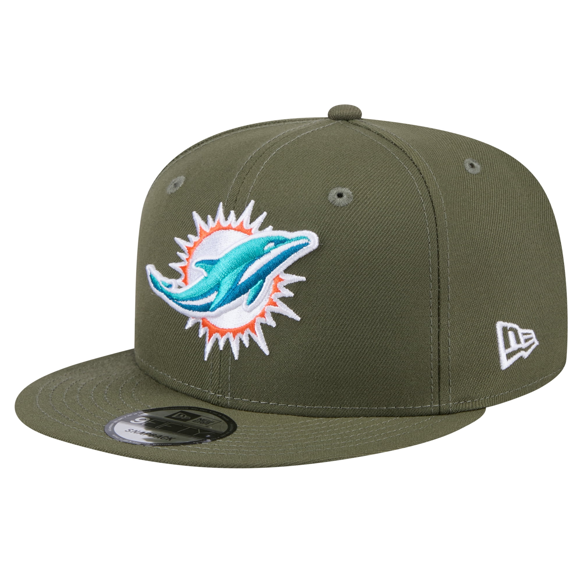 Men's New Era Olive Miami Dolphins Main 9FIFTY Snapback Hat - Walmart.com