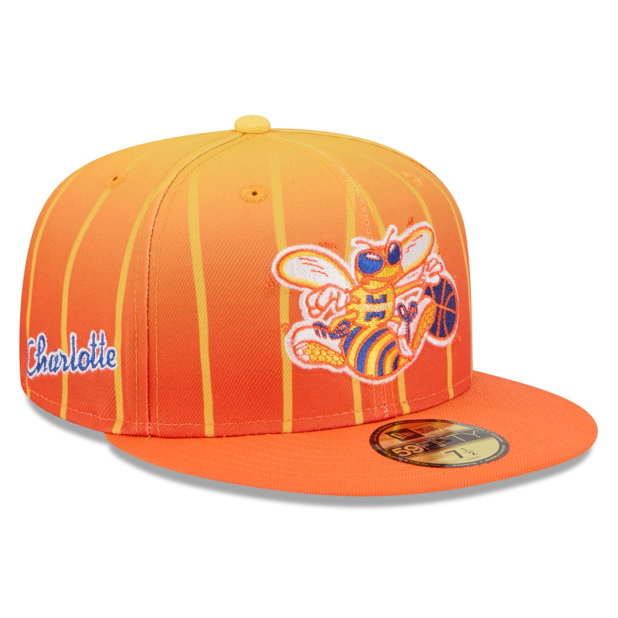 Men's New Era Orange Charlotte Hornets 2025/26 City Edition 59FIFTY ...