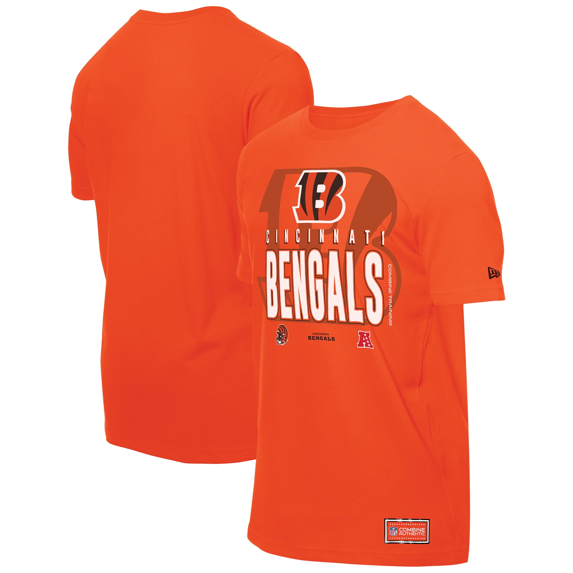 Men's New Era Orange Cincinnati Bengals 2025 NFL Training Camp T-Shirt ...