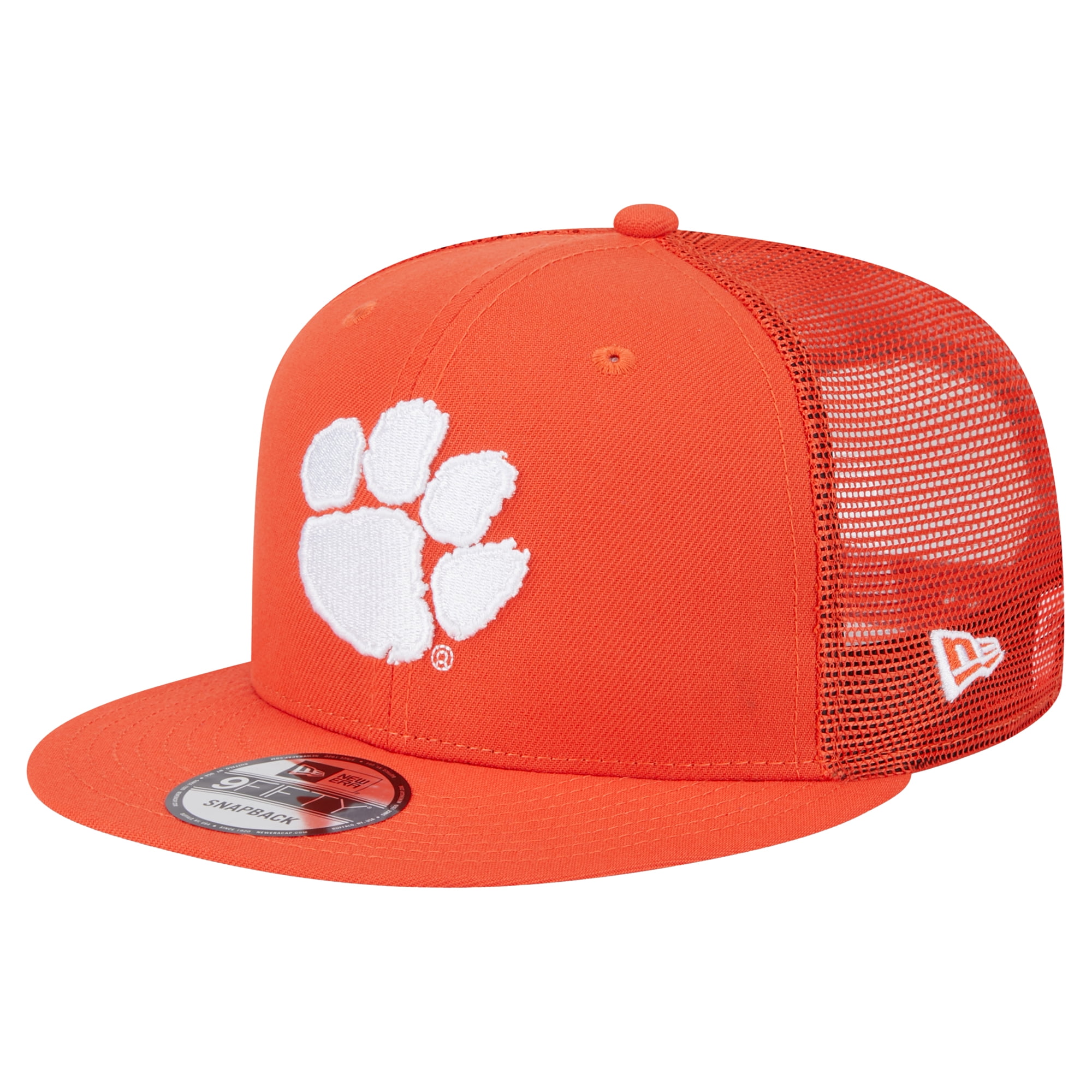 Men's New Era Orange Clemson Tigers Trucker 9FIFTY Snapback Hat ...