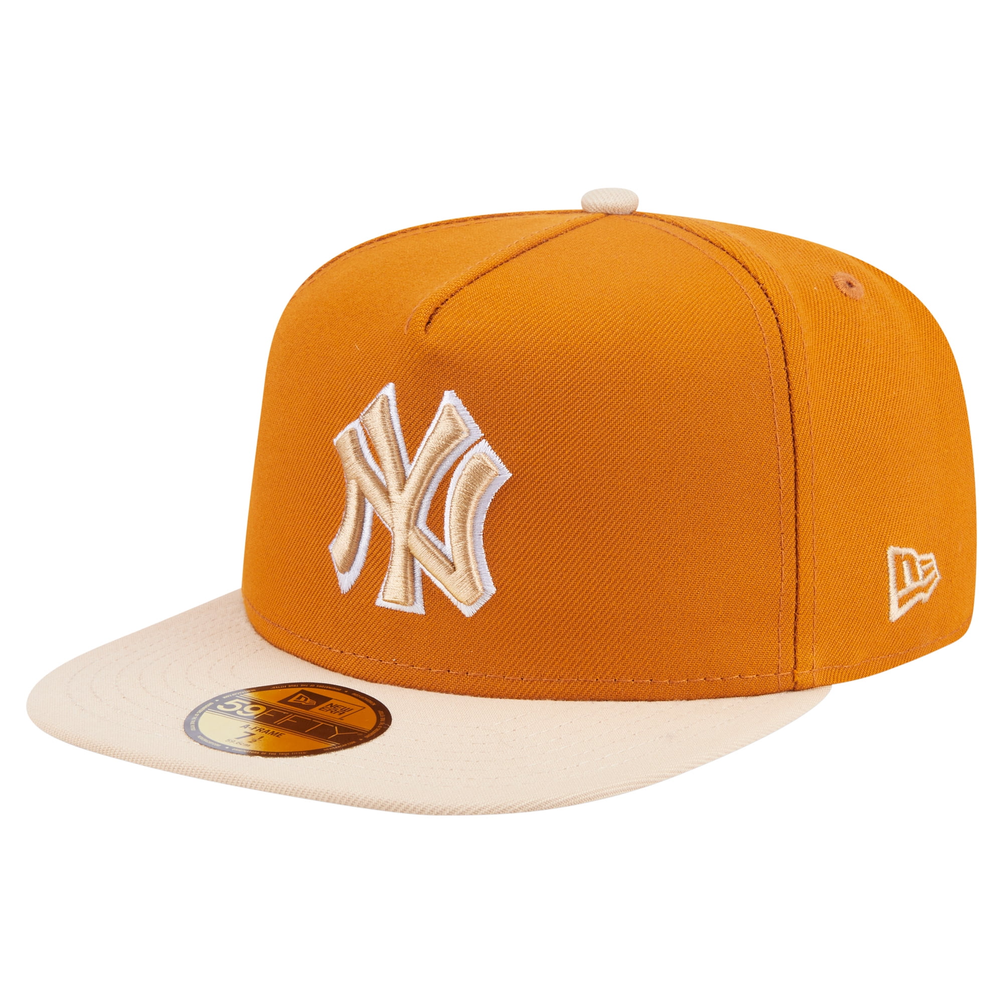 Men's New Era Orange/Light Beige New York Yankees Two-Tone Color Pack A ...