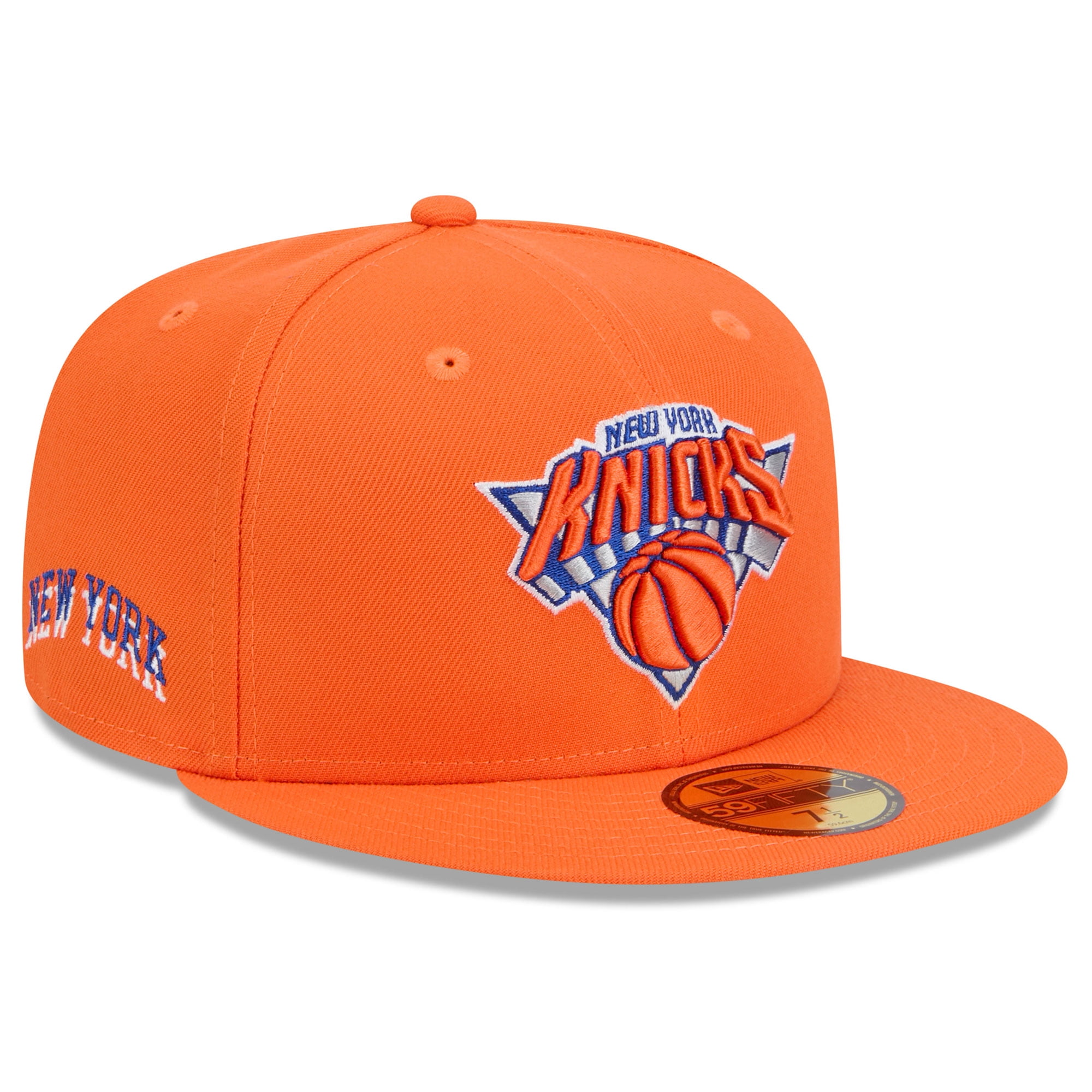 Men's New Era Orange New York Knicks 2024/25 City Edition Alternate ...