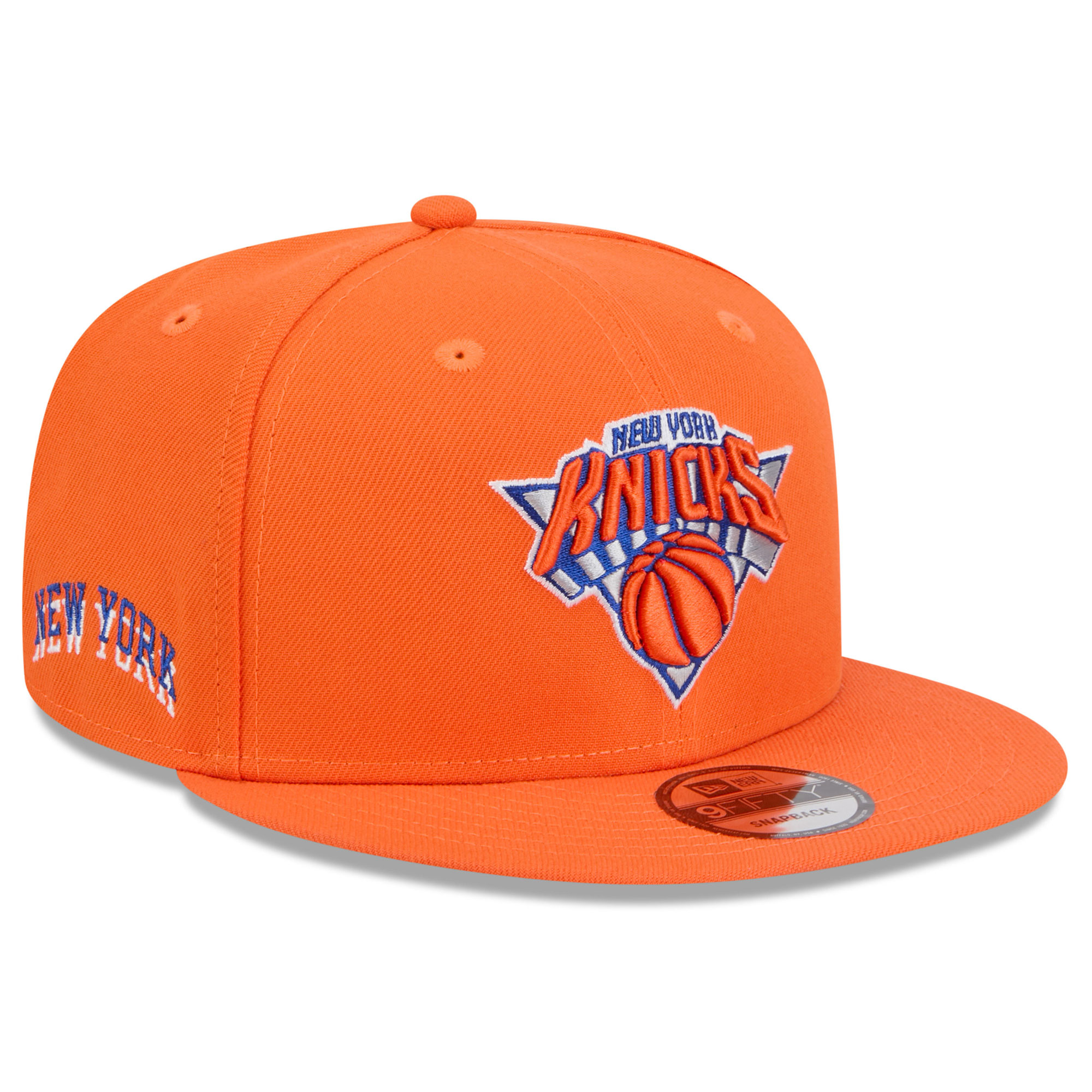 Men's New Era Orange New York Knicks 2024/25 City Edition Alternate ...