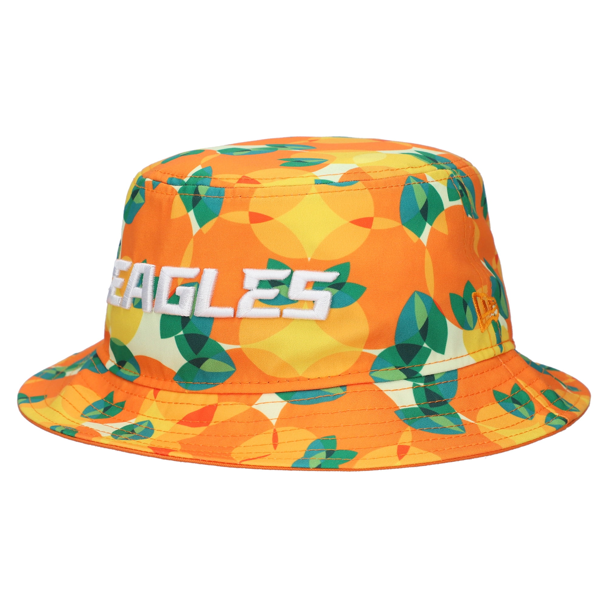 Men's New Era Orange Philadelphia Eagles Citrus Bucket Hat - Walmart.com