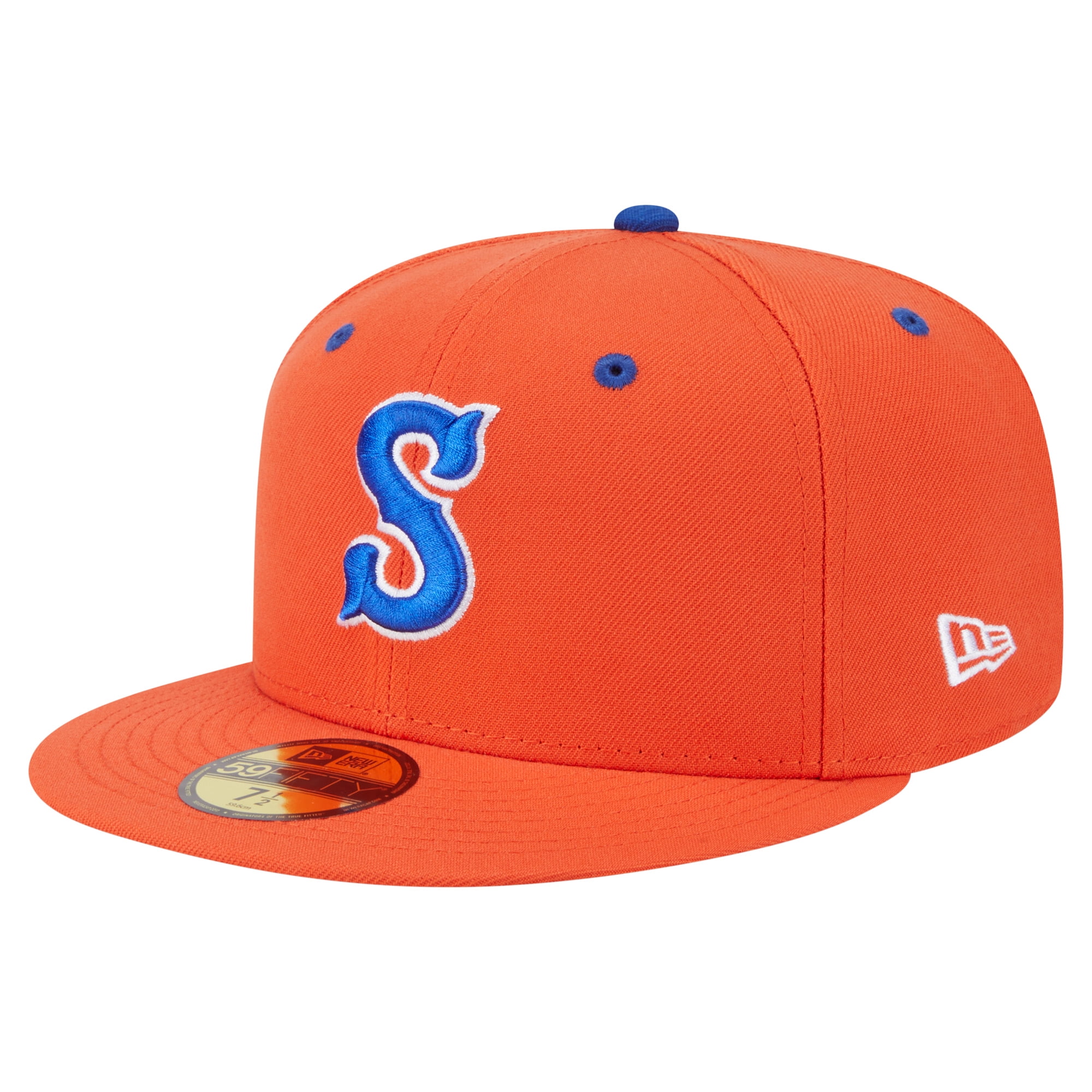 Men's-New Era Orange Syracuse Mets Authentic Collection 59FIFTY Fitted ...