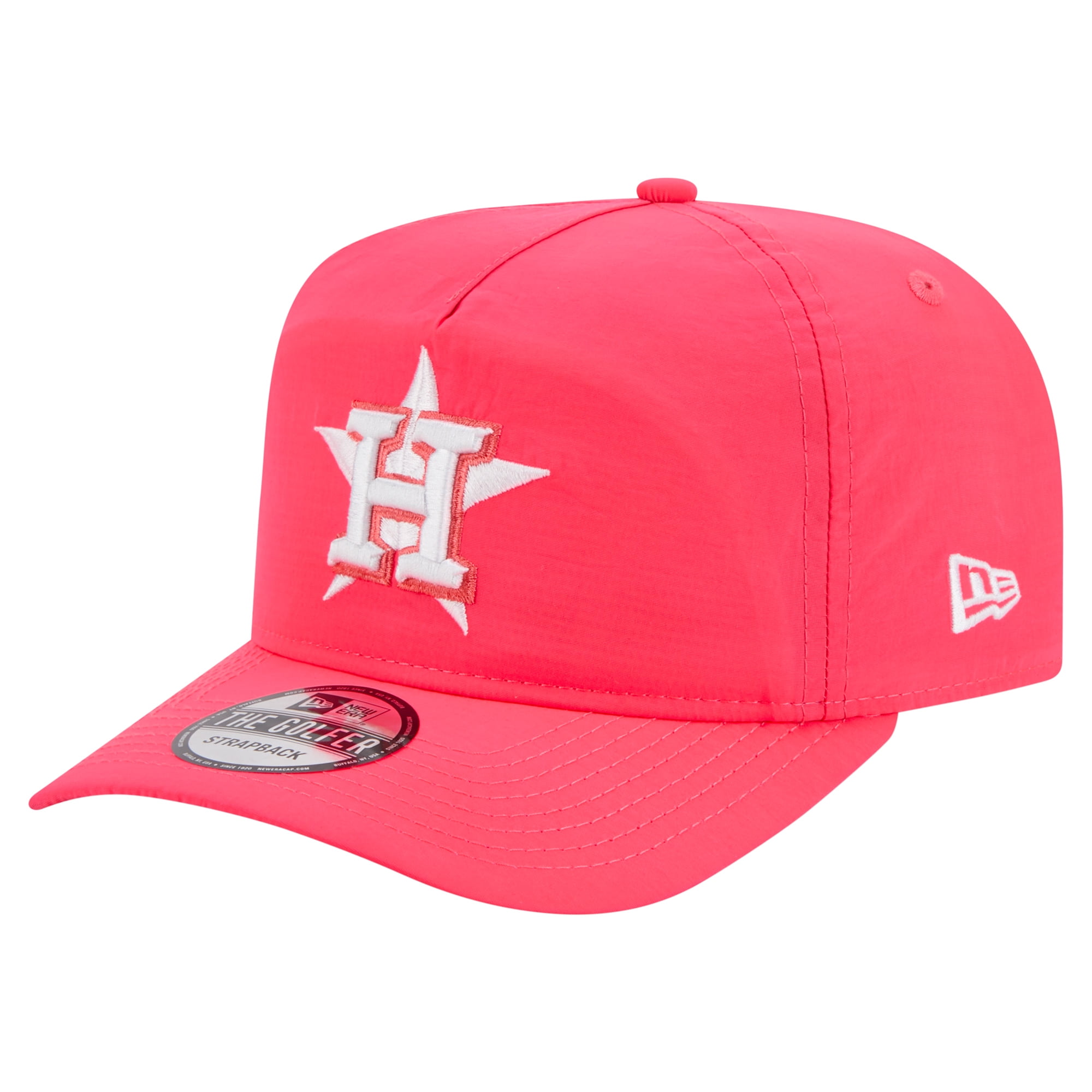 Men's-New Era Pink Houston Astros Everyday Golfer Adjustable Hat ...