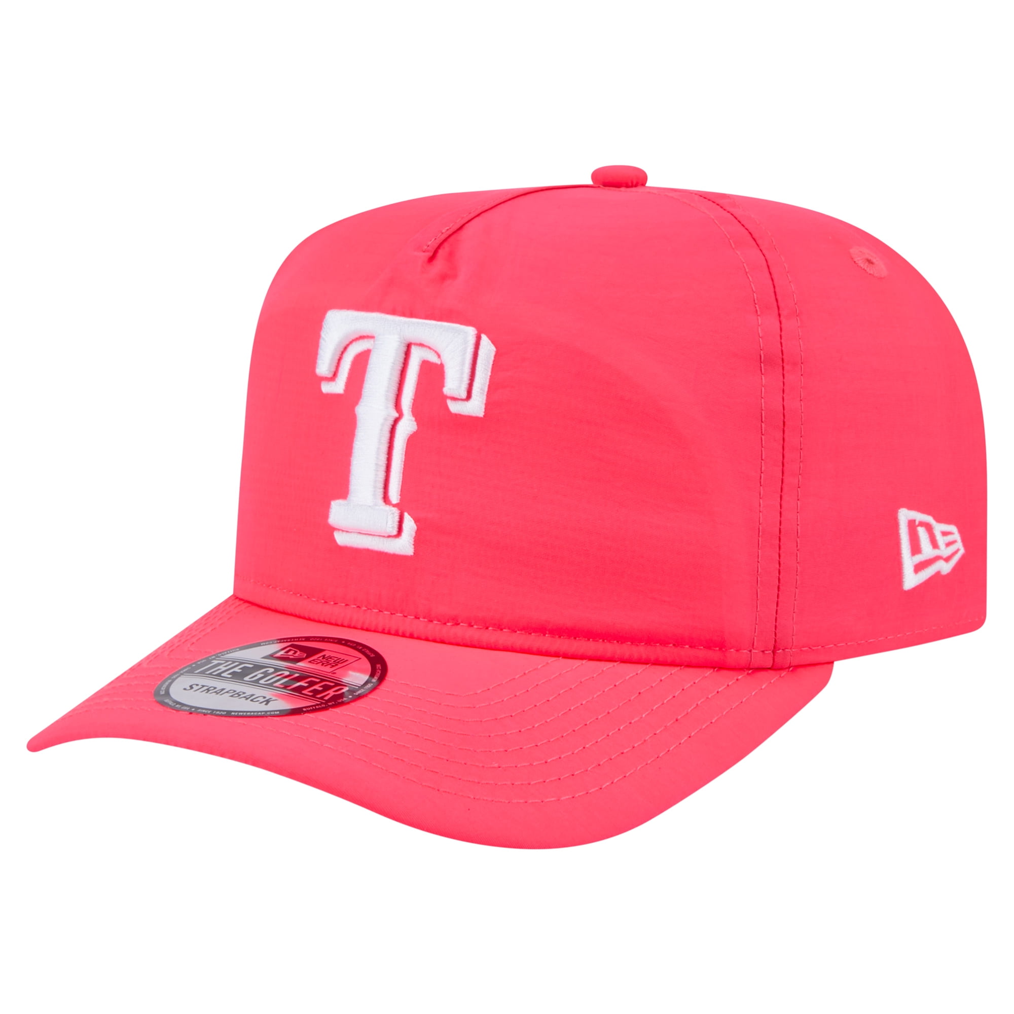 Men's-New Era Pink Texas Rangers Everyday Golfer Adjustable Hat ...