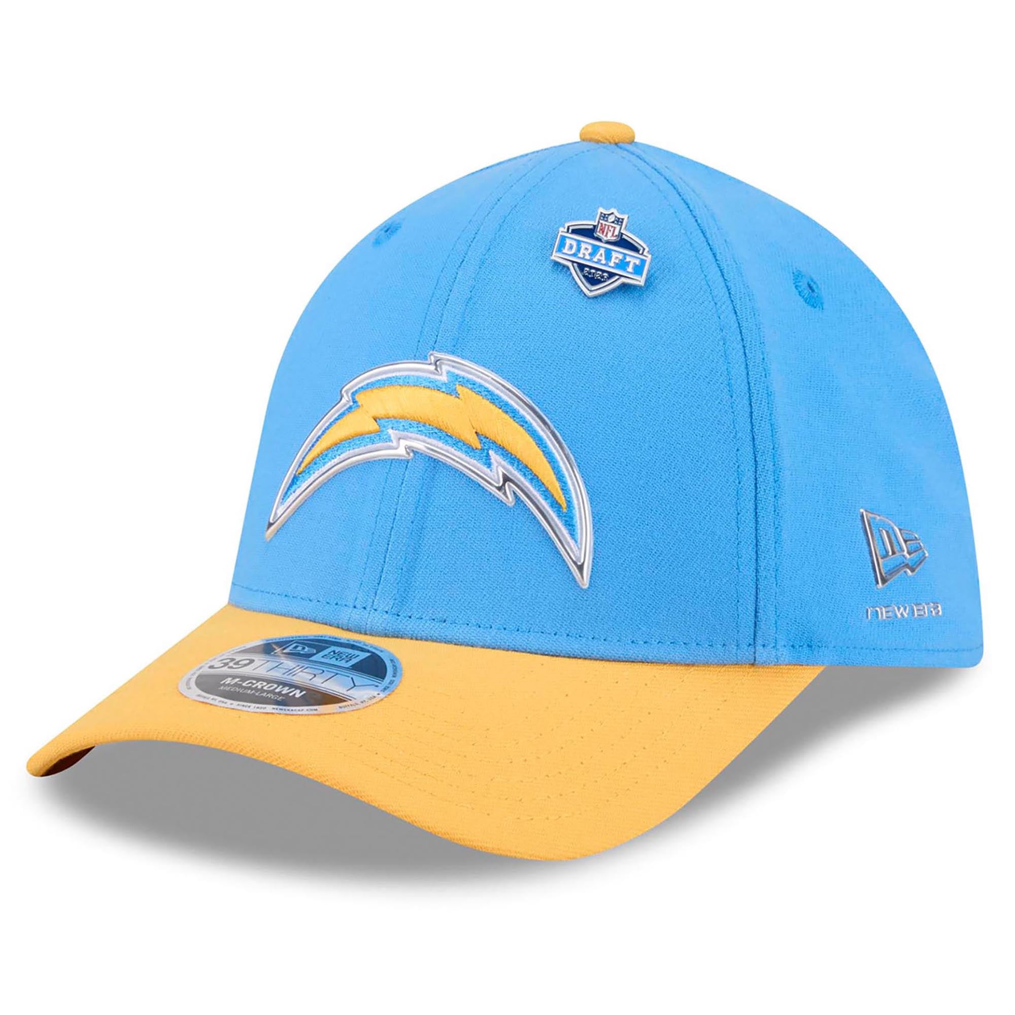 Men's New Era Powder Blue/Gold Los Angeles Chargers 2026 NFL Draft ...