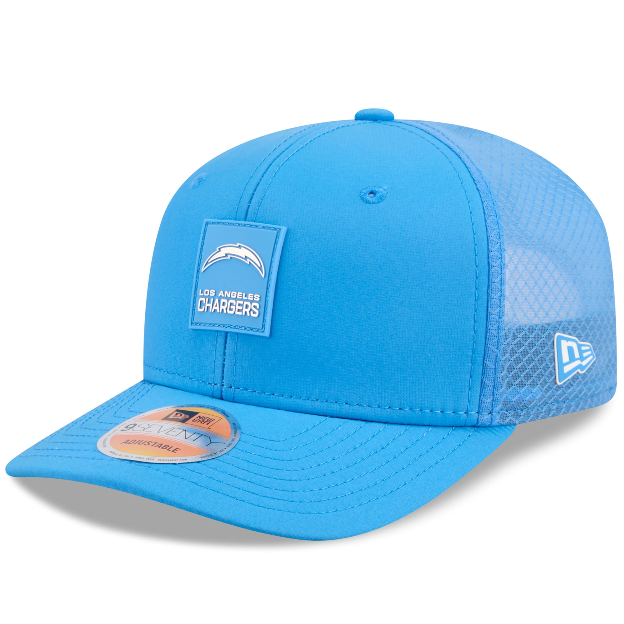 Men's New Era Powder Blue Los Angeles Chargers 2025 Sideline 9SEVENTY ...